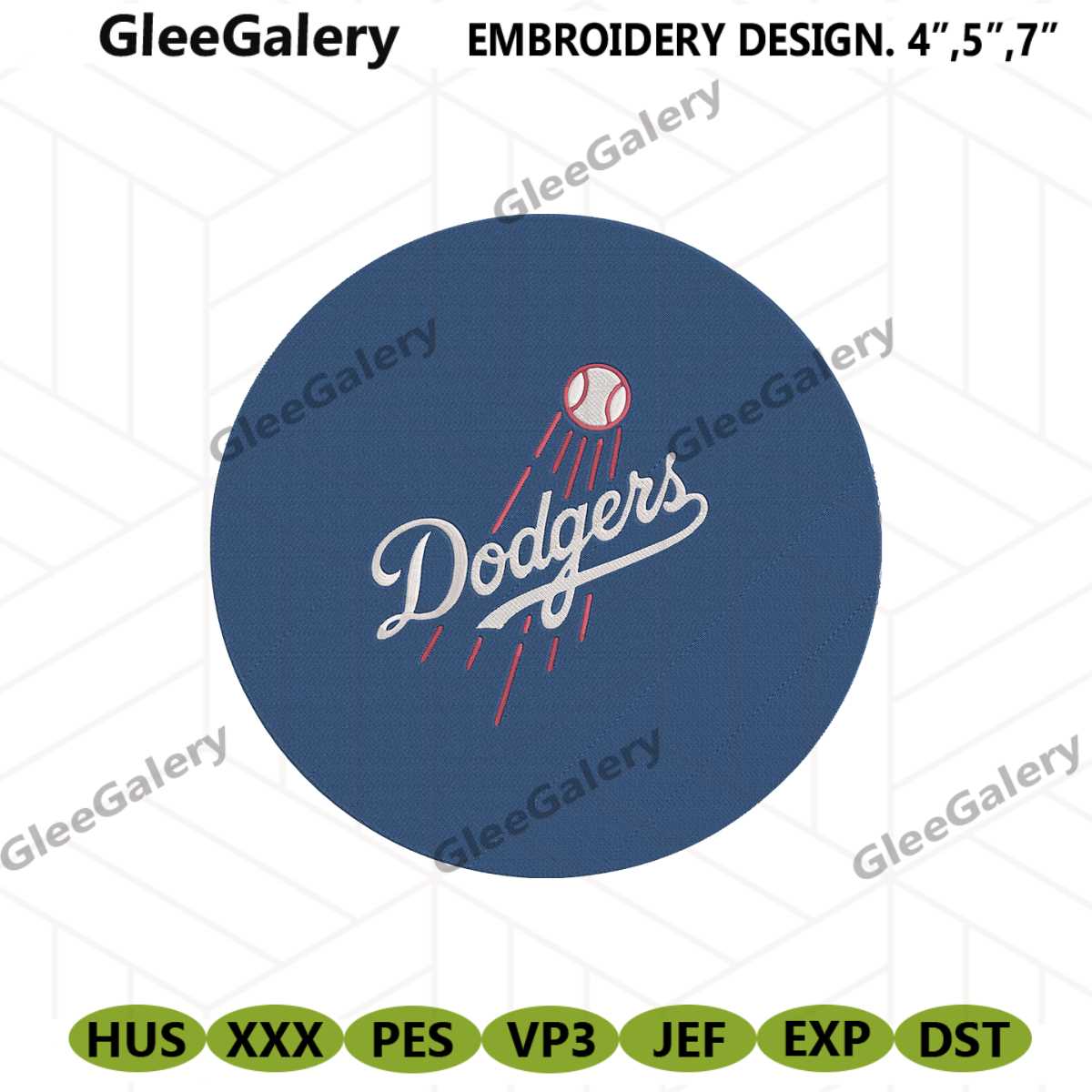 Dodgers Logo Machine Embroidery Download, Dogers MLB Embroid | Inspire ...