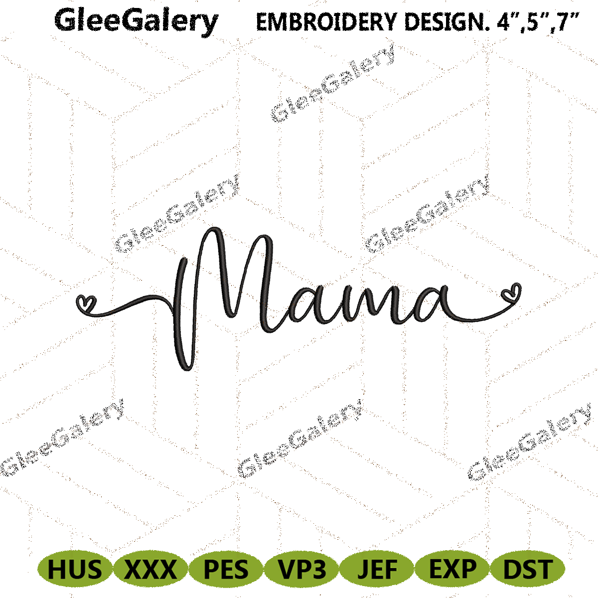 Mama Embroidery Files Download Design Digital Download Files | Inspire ...