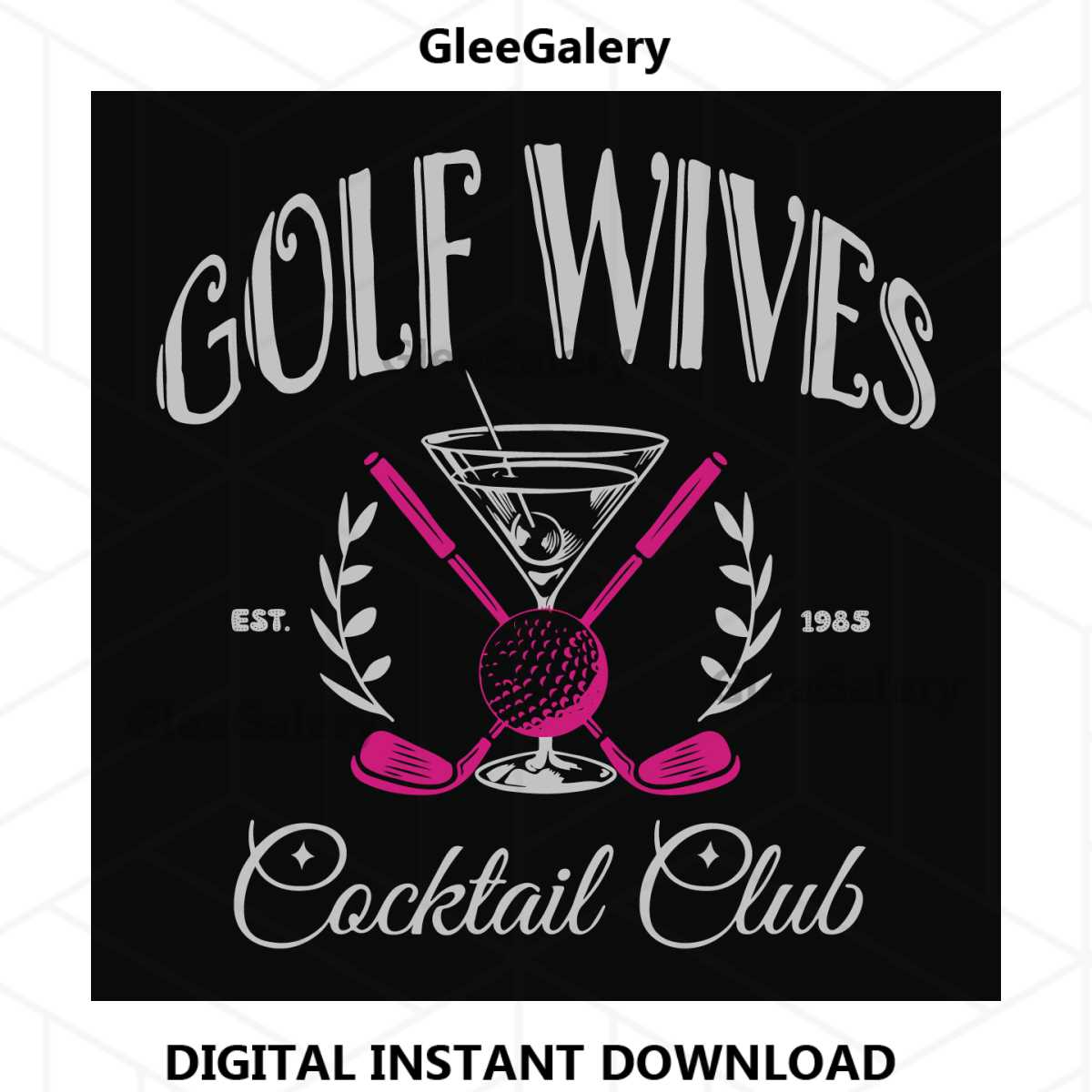 Golf Wives Cocktail Club Svg, Golf Lover Svg, Womens Golf Sv | Inspire ...