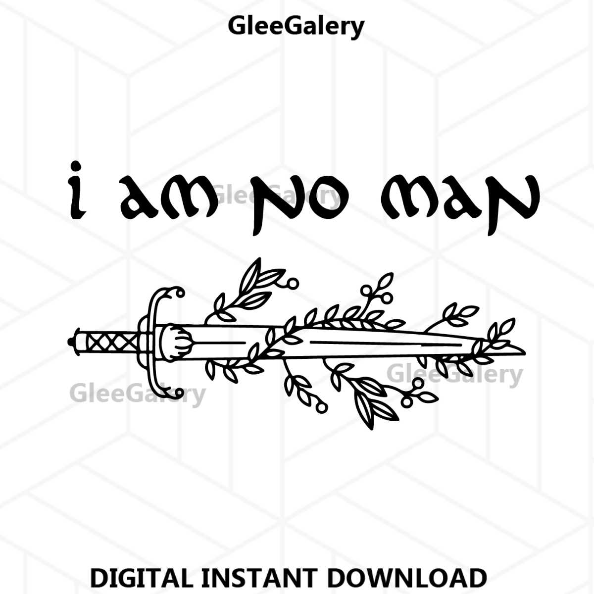 I Am No Man Svg, Fantasy Merch Svg, Reading Fandom Svg, Lite | Inspire ...