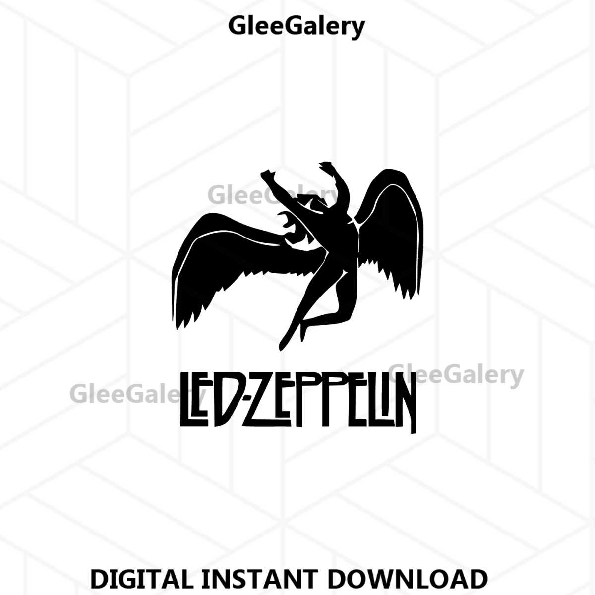 Led Zeppelin Svg, Led Zeppelin Swan Song Svg, Led Zeppelin S | Inspire ...