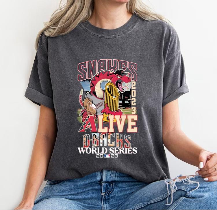 Official Snakes Alive Dbacks World Series 2023 Shirt | Inspire Uplift