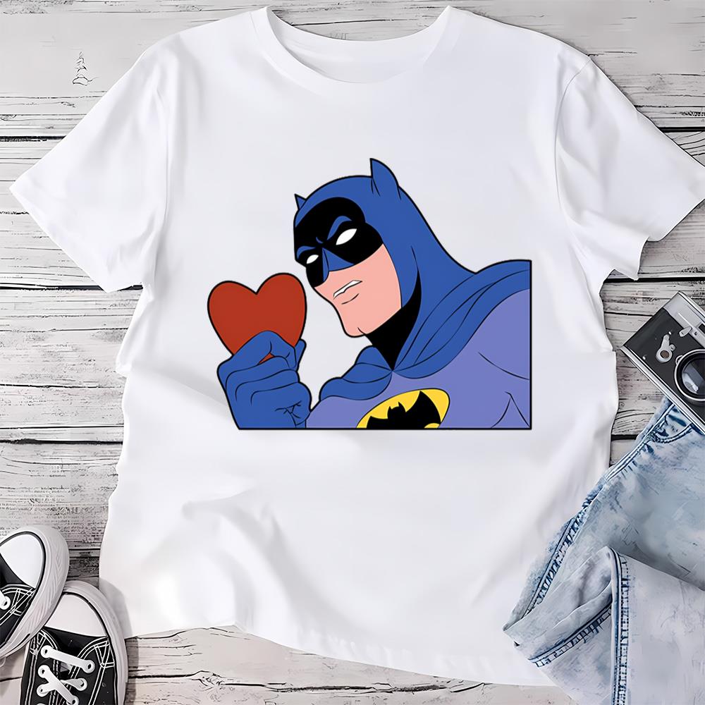 Batman With Heart Sticker Valentine T-Shirt, Gift For Her, G | Inspire ...
