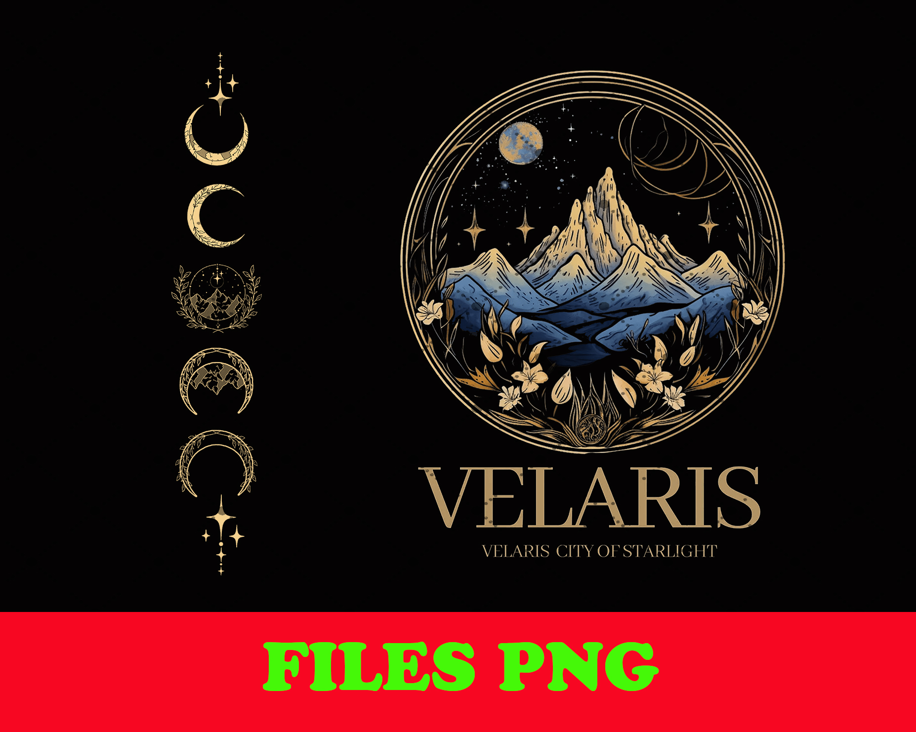 ACOMAF SVG-Velaris PNG-Court-City of Starlight-Rhysand-Feyre | Inspire ...