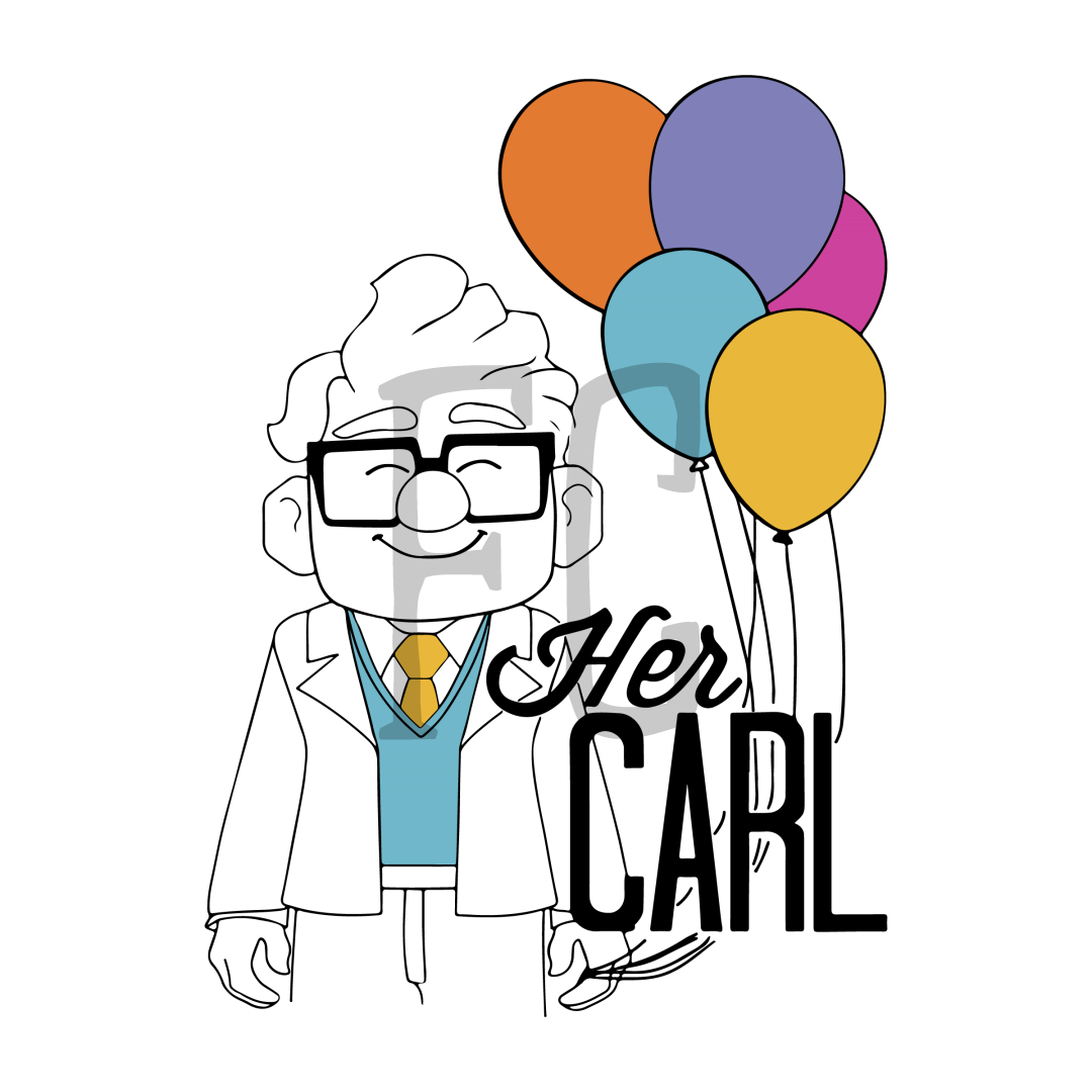 Disney Pixar Up Her Carl Svg | Inspire Uplift