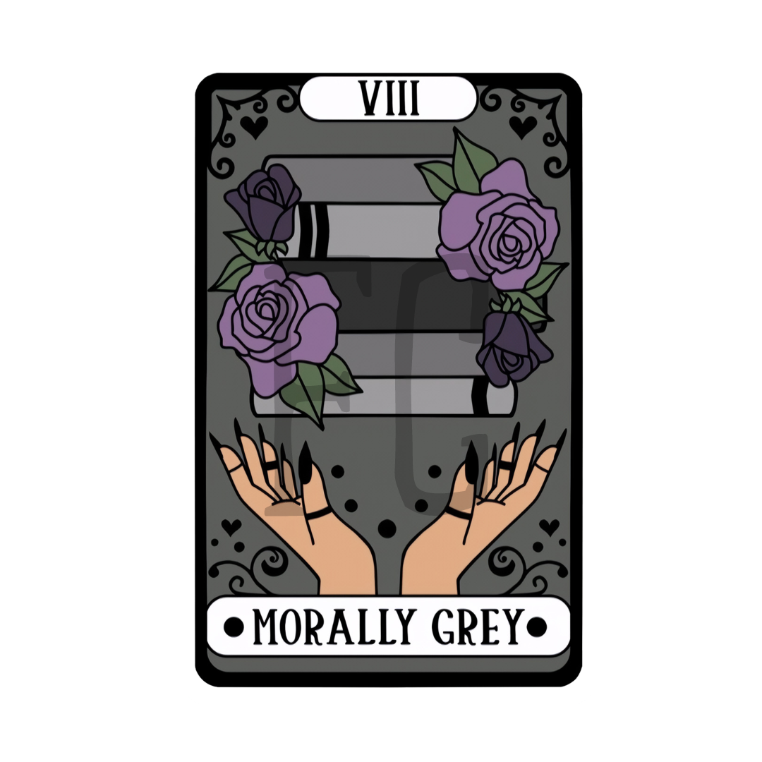 Morally Grey Tarot Card Svg Romance Reader Svg File | Inspire Uplift