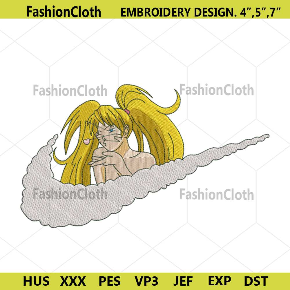 Nike Cloud x Naruto Jutsu Logo Embroidery Design - Inspire Uplift