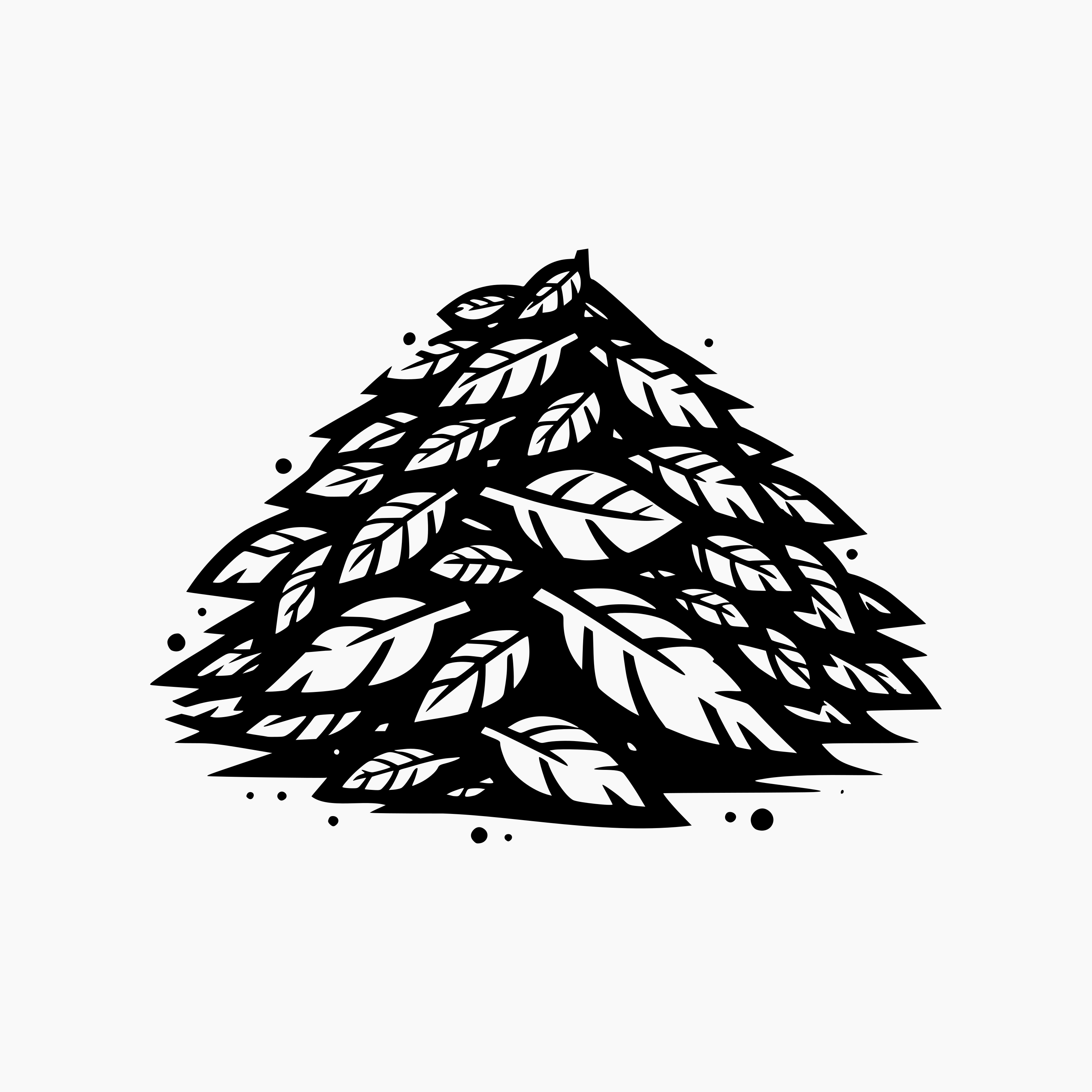Pile Of Leaves. Svg Png Eps Dxf Cut files. | Inspire Uplift