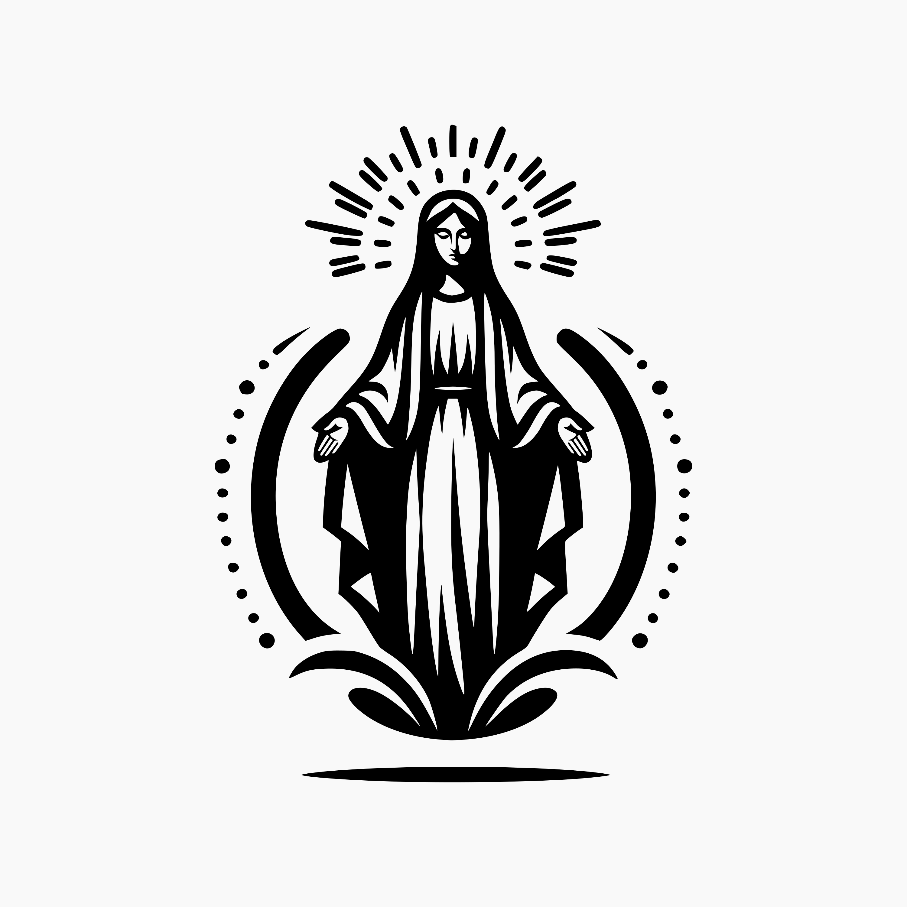 Virgin Mary. Svg Png Eps Dxf Cut files. | Inspire Uplift