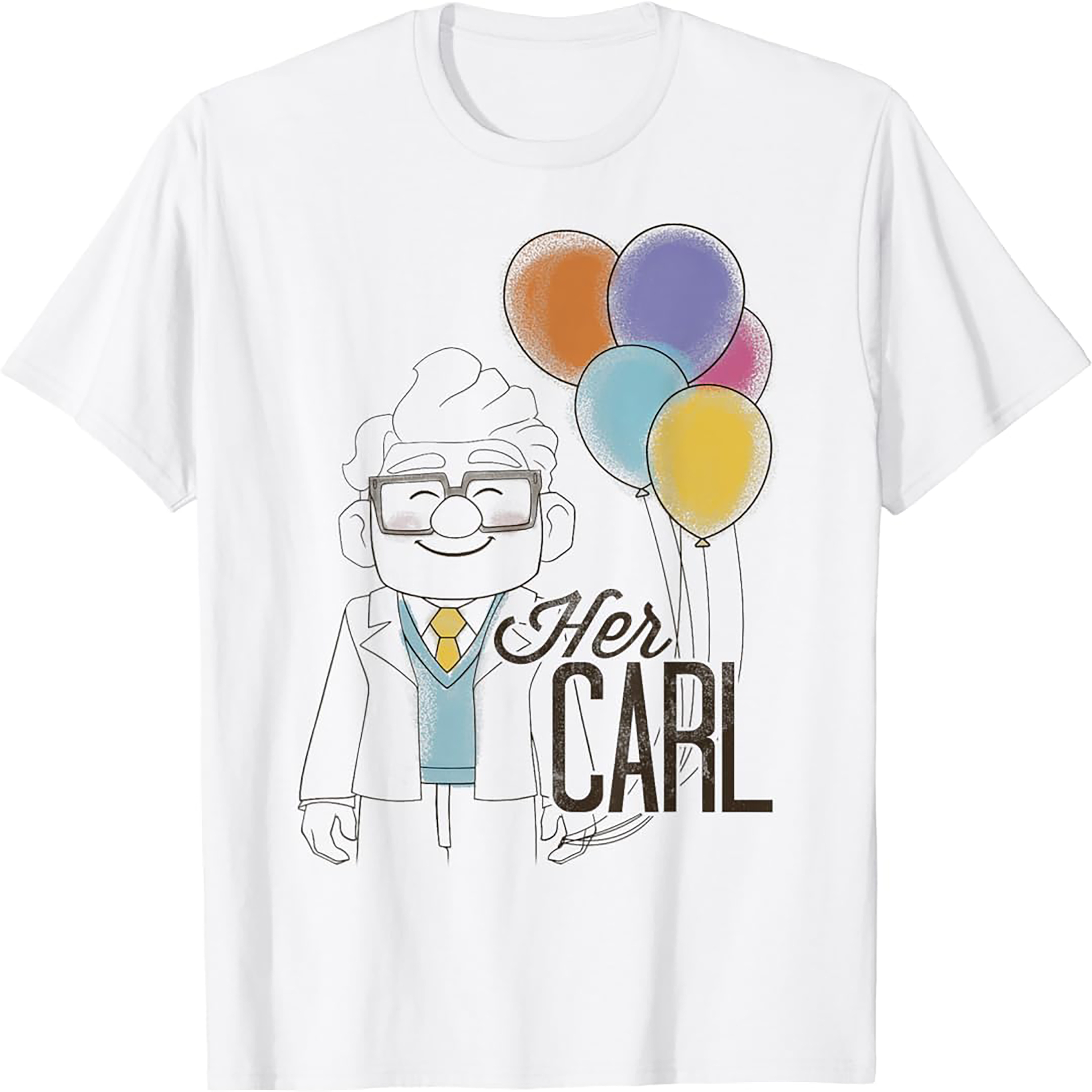 Disney Pixar Up Her Carl Couples, PNG For Shirts, Svg Png De - Inspire ...