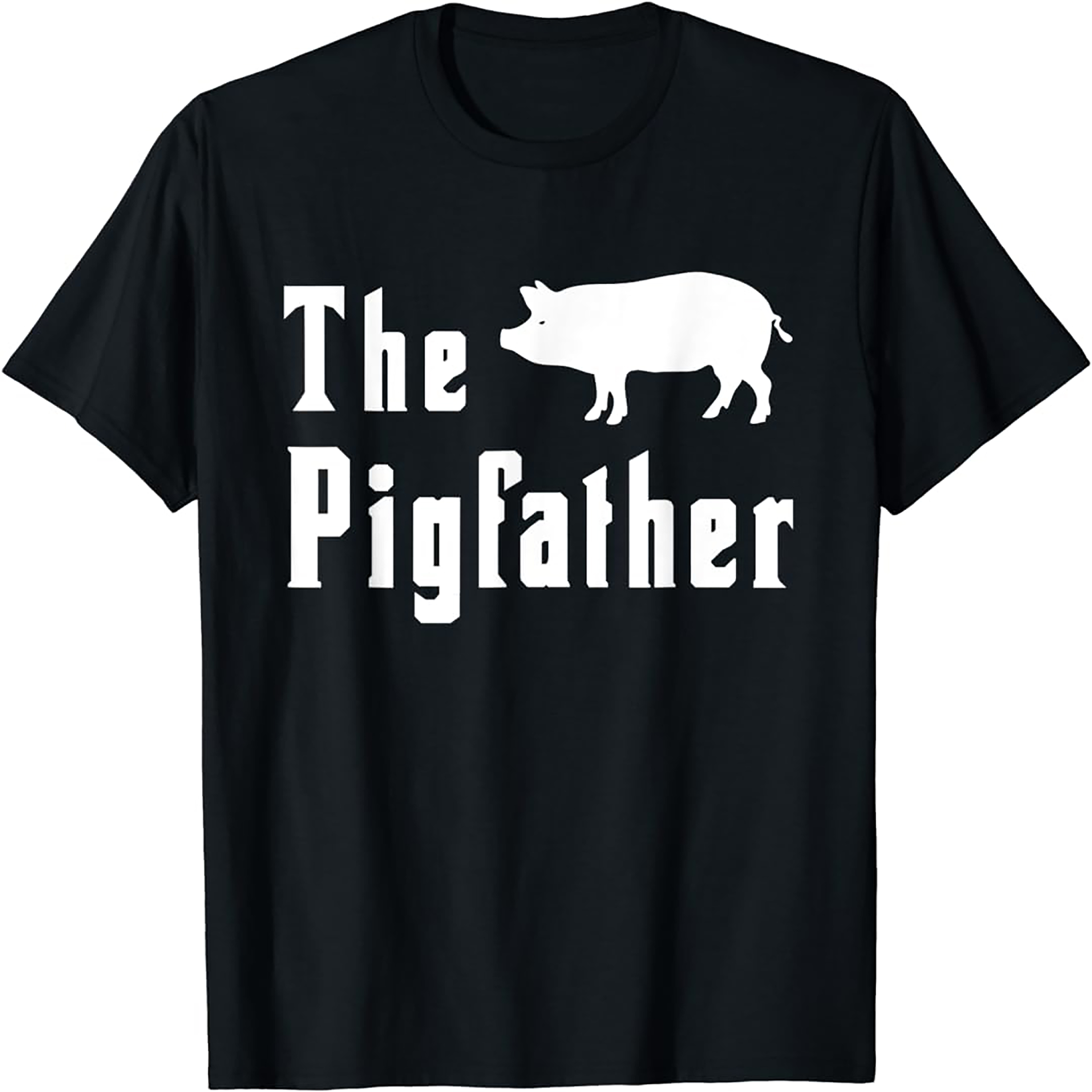 The Pigfather Funny Pig Father Dad Humor Fathers Day T-Shirt | Inspire ...