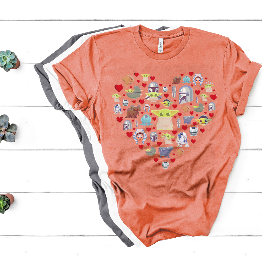 Star Wars The Mandaloria Grogu Heart | Inspire Uplift