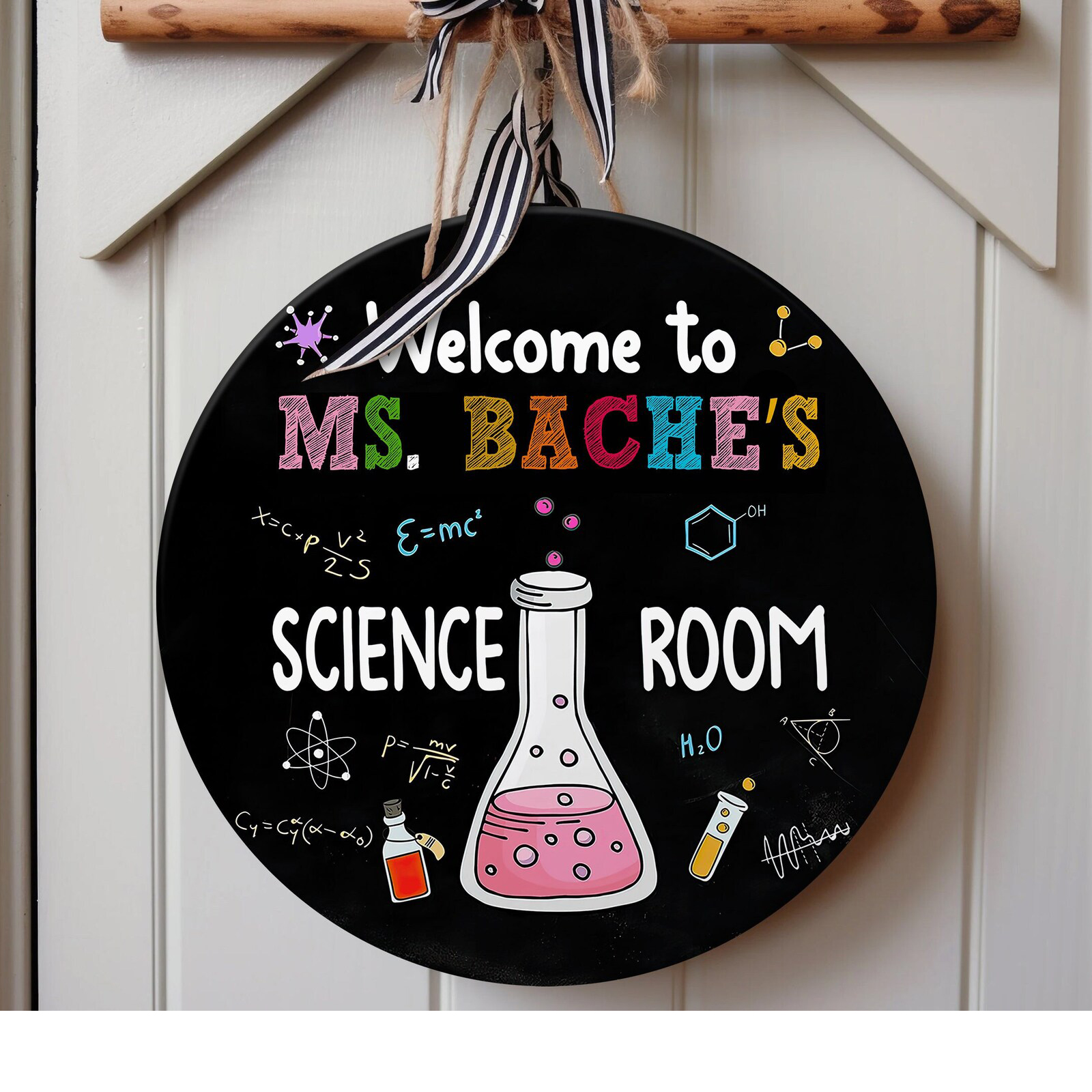 Custom Teacher Sign, Personalized Teacher Door Sign, Classro - Inspire ...