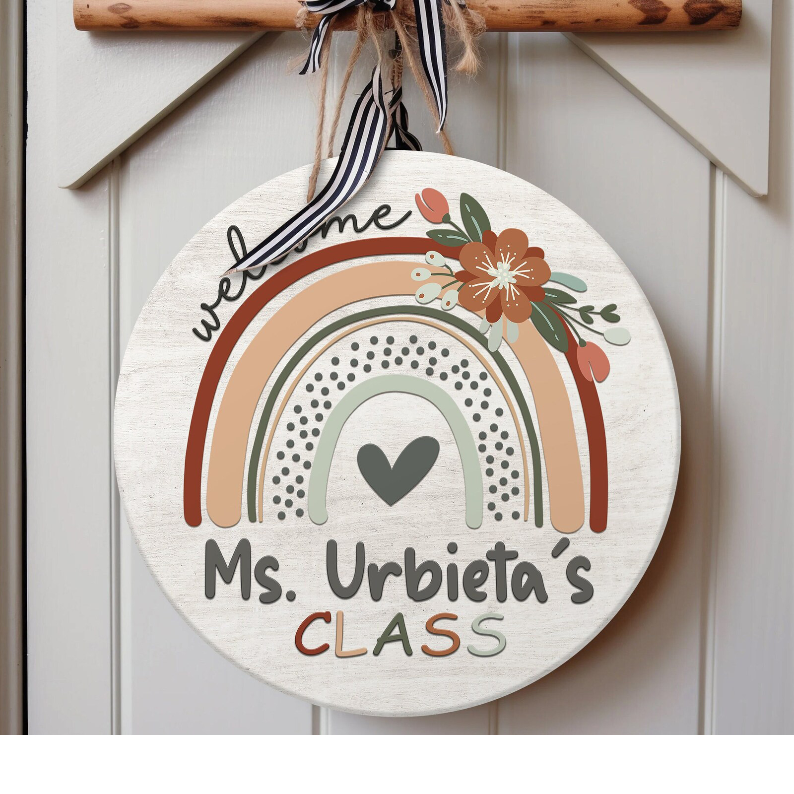 Custom Teacher Sign, Personalized Teacher Door Sign, Classro | Inspire ...