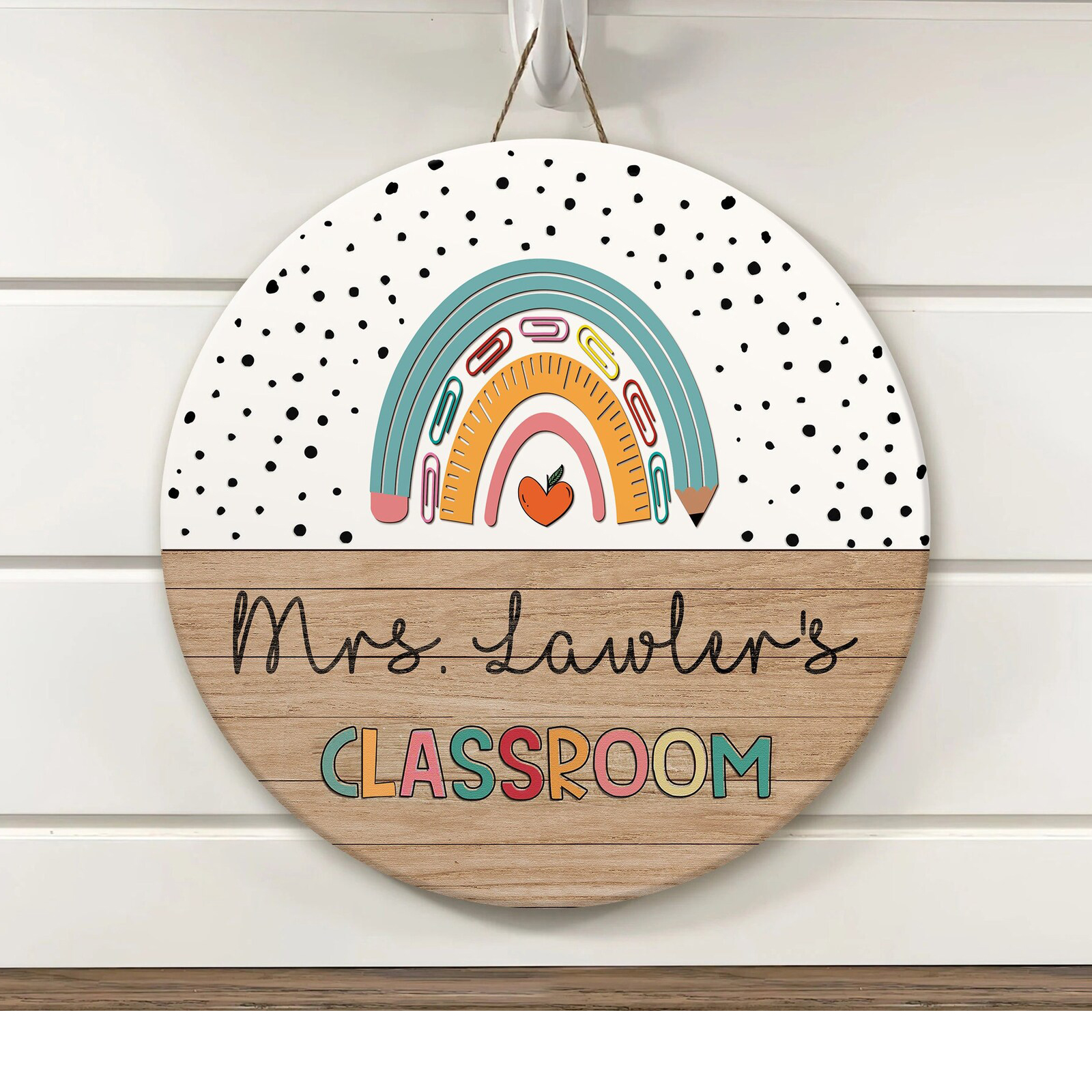 Custom Teacher Sign, Personalized Teacher Door Sign, Classro | Inspire ...