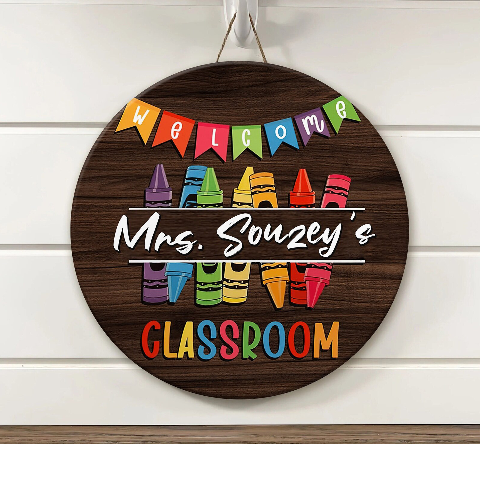 Custom Teacher Sign, Personalized Teacher Door Sign, Classro | Inspire ...