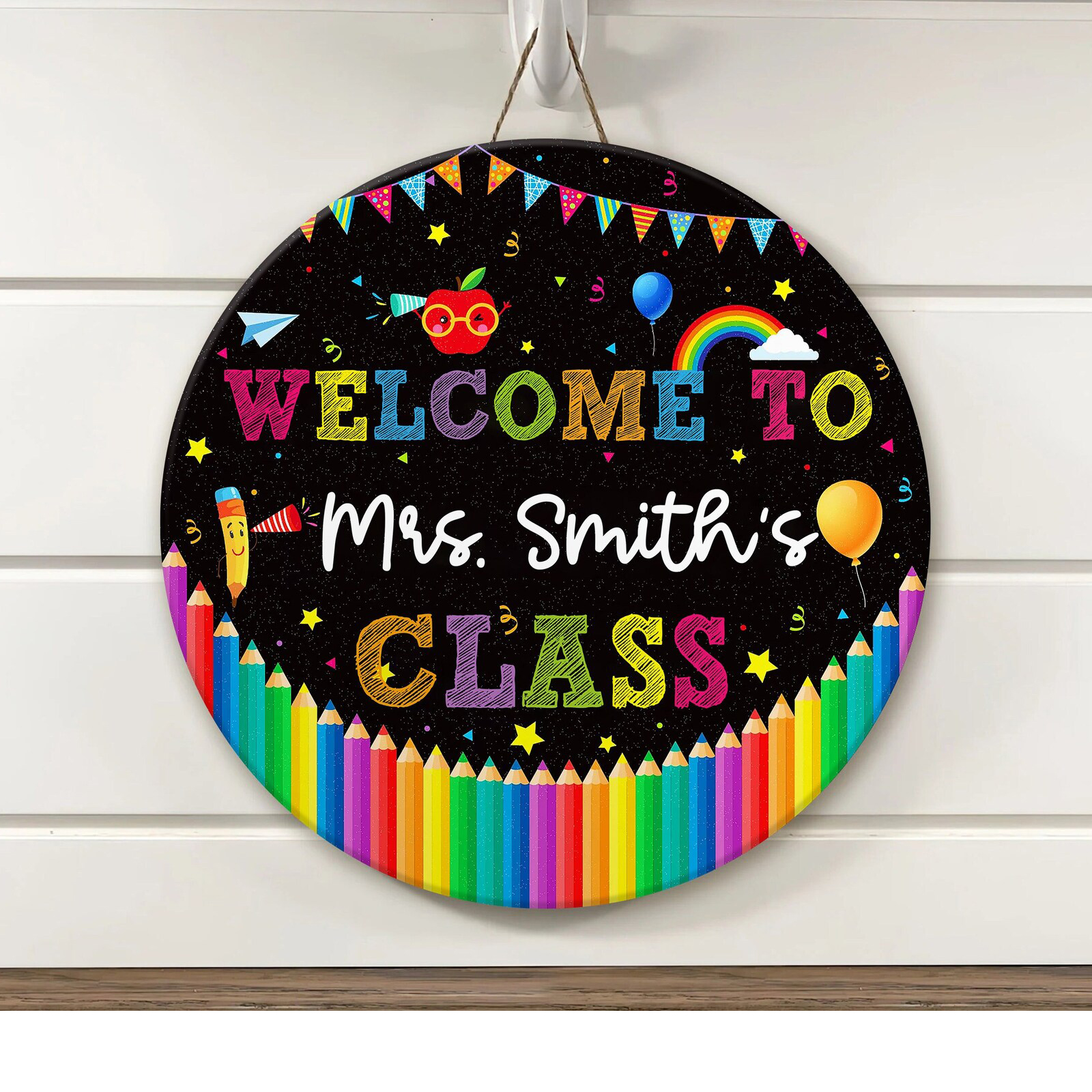 Custom Teacher Sign, Personalized Teacher Door Sign, Classro - Inspire ...