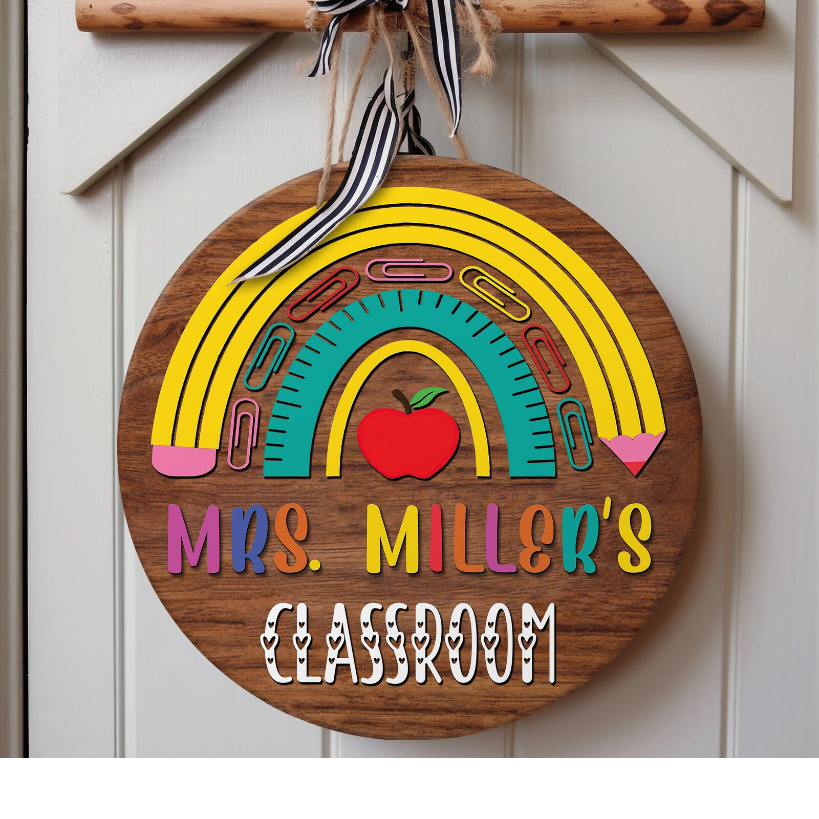 Custom Teacher Sign, Personalized Teacher Door Sign, Classro - Inspire ...