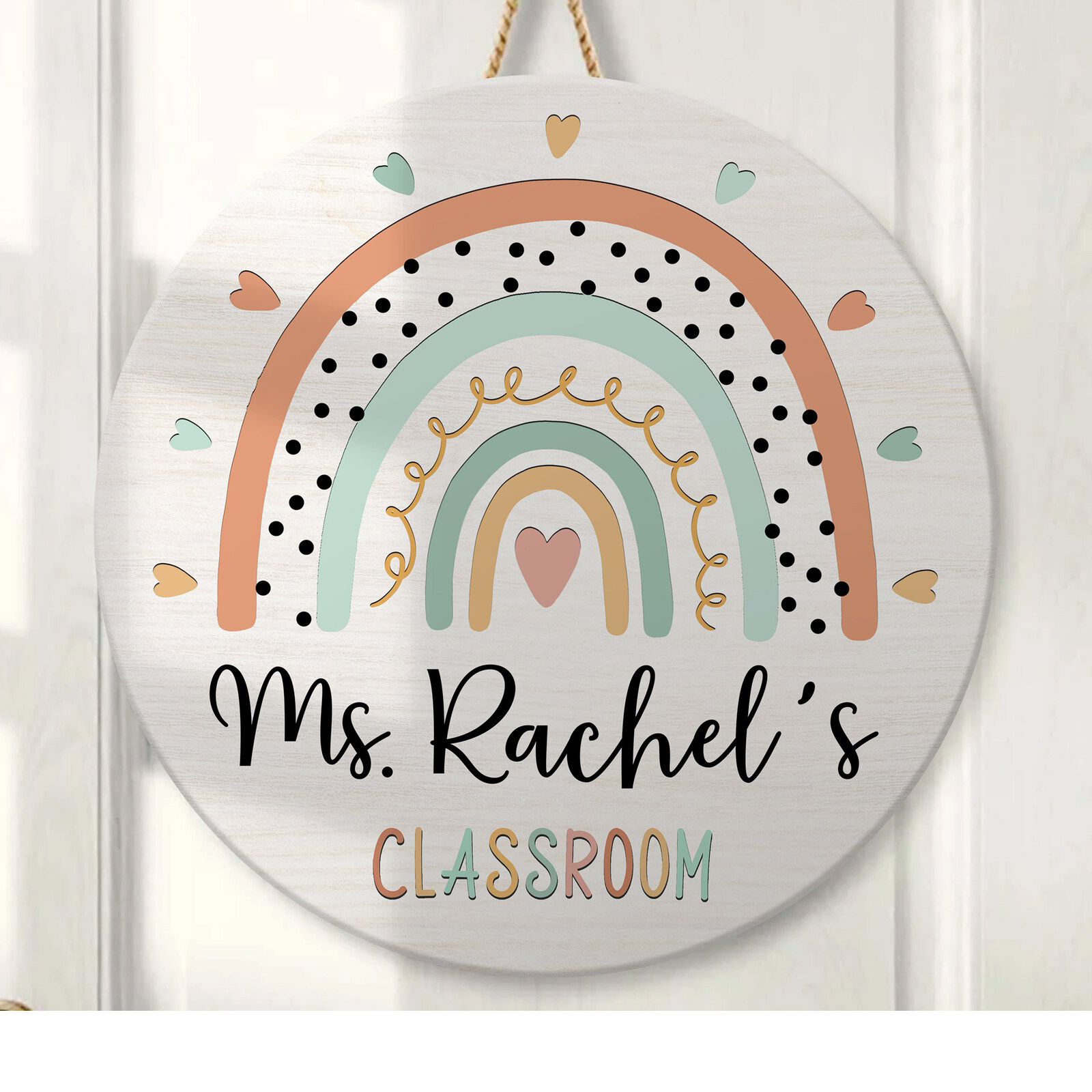 Custom Teacher Sign, Personalized Teacher Door Sign, Classro | Inspire ...