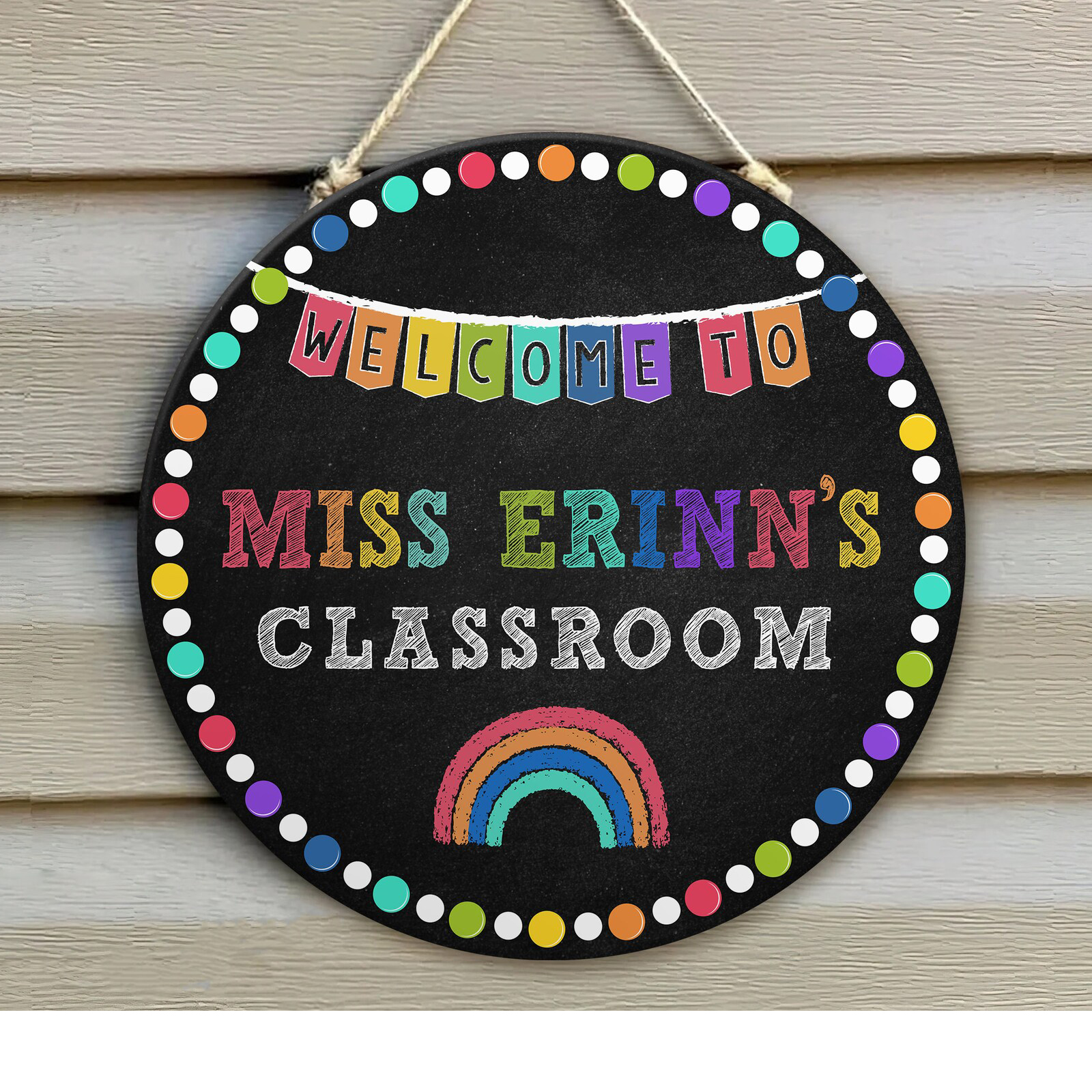 Custom Teacher Sign, Personalized Teacher Door Sign, Classro - Inspire ...
