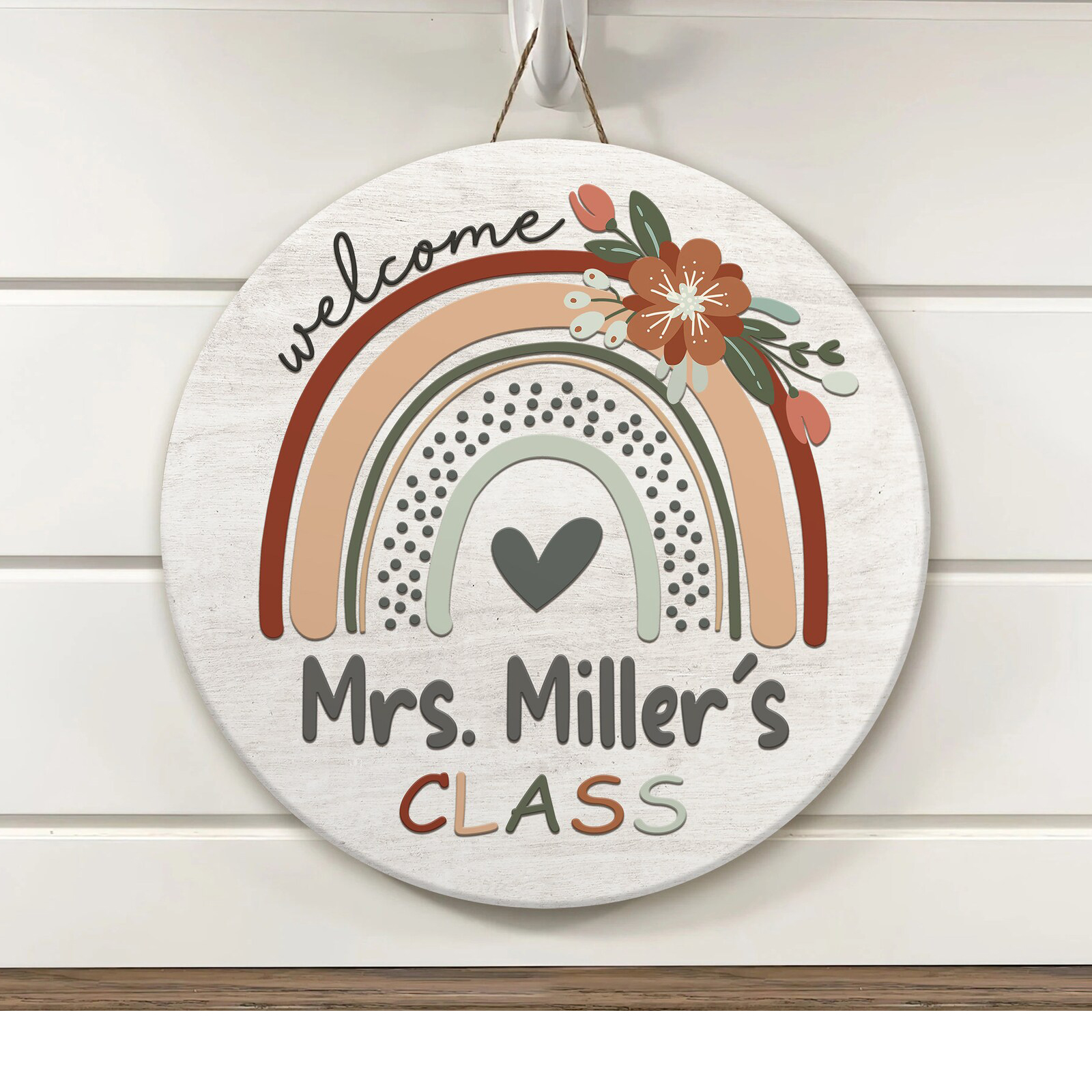 Custom Teacher Sign, Personalized Teacher Door Sign, Classro | Inspire ...
