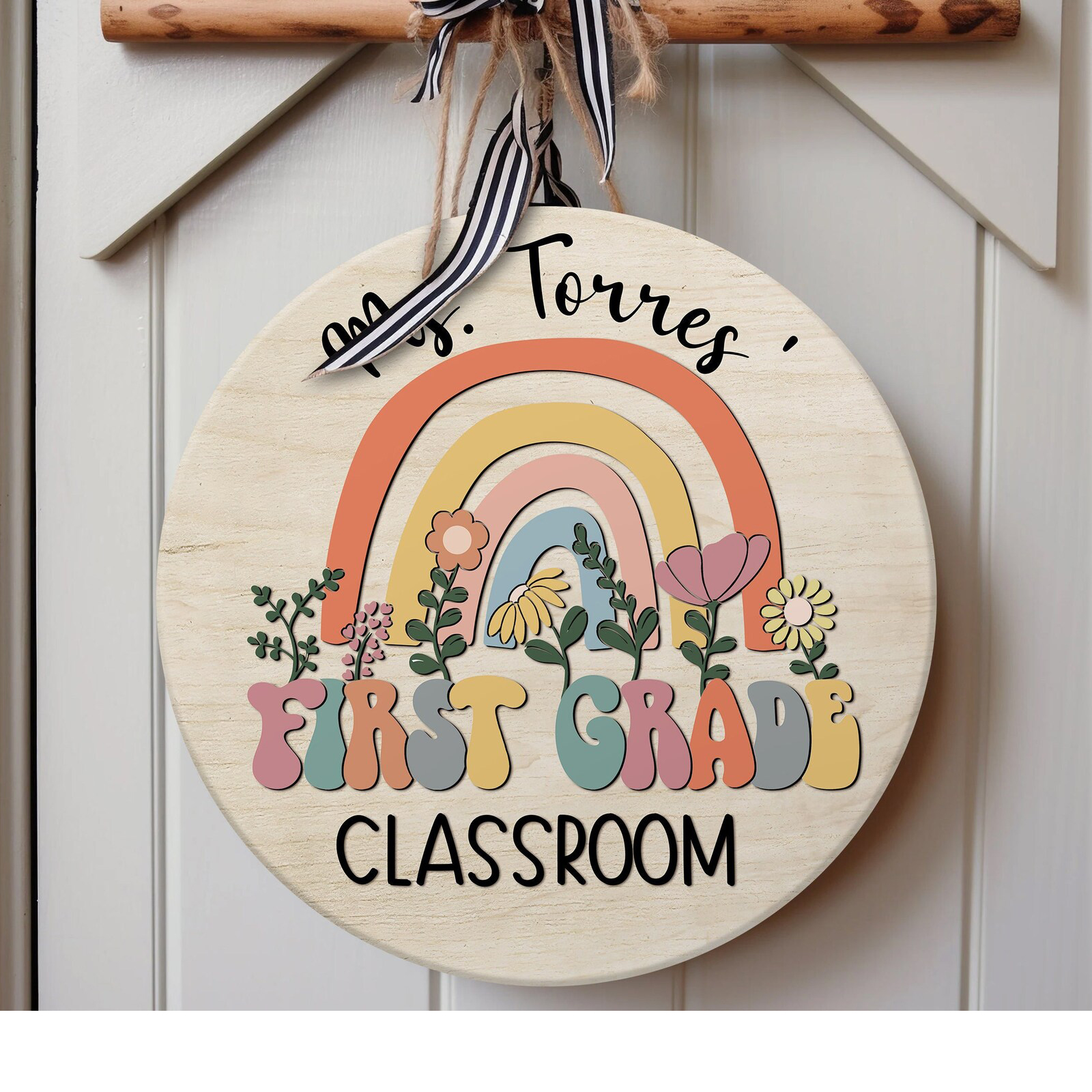Personalized Classroom Door Sign, Teacher Gifts, Teachers Ap - Inspire ...