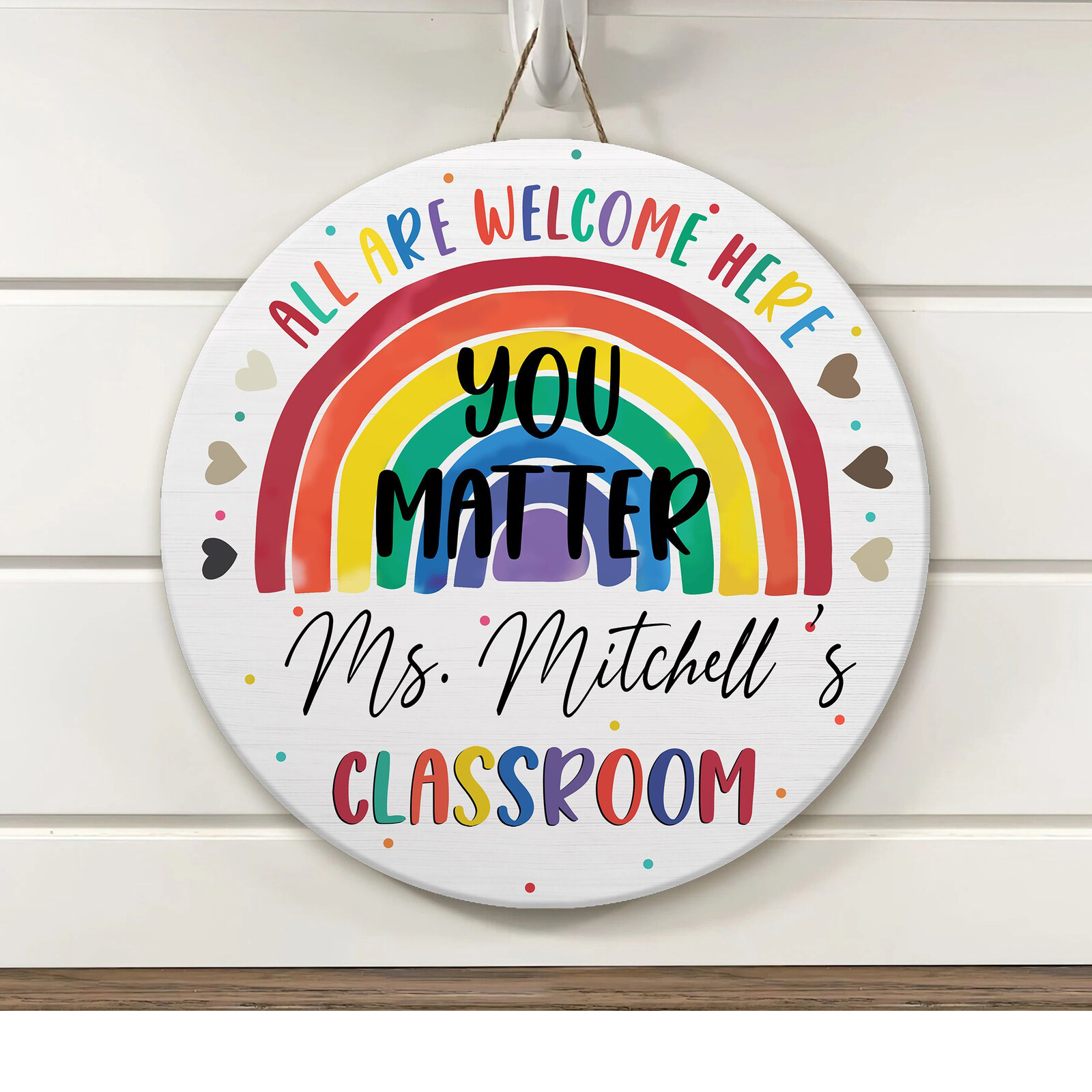 Personalized Classroom Door Sign, Teachers Appreciation Gift - Inspire ...