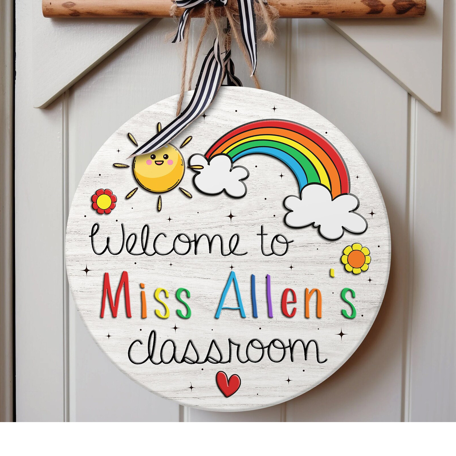 Personalized Classroom Door Sign, Teachers Appreciation Gift | Inspire ...