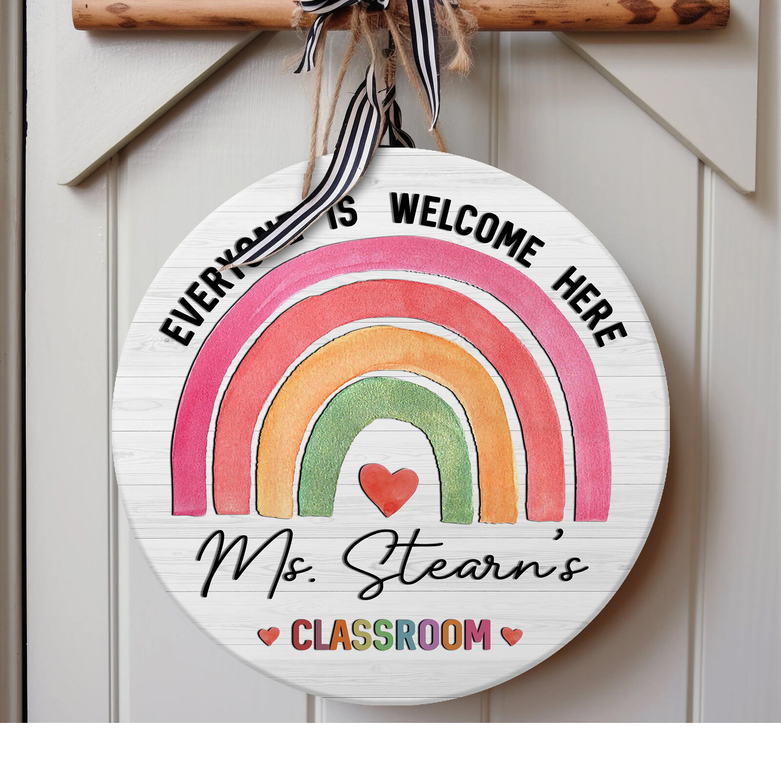 Personalized Classroom Door Sign, Teachers Appreciation Gift | Inspire ...