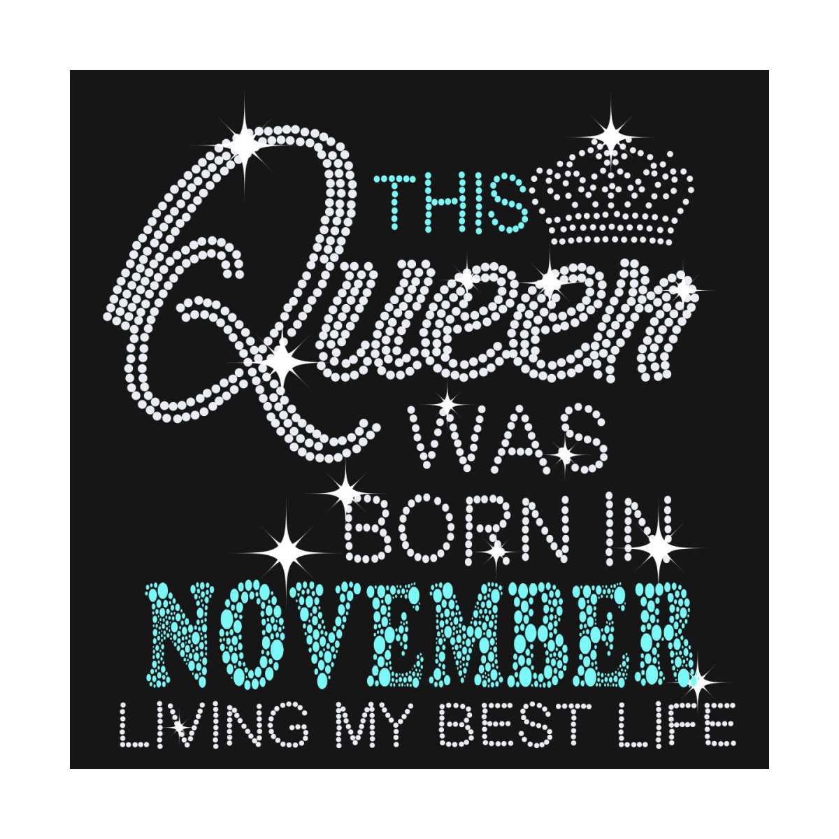 This Queen Was Born In November Svg, Birthday Svg, Queen Svg - Inspire ...