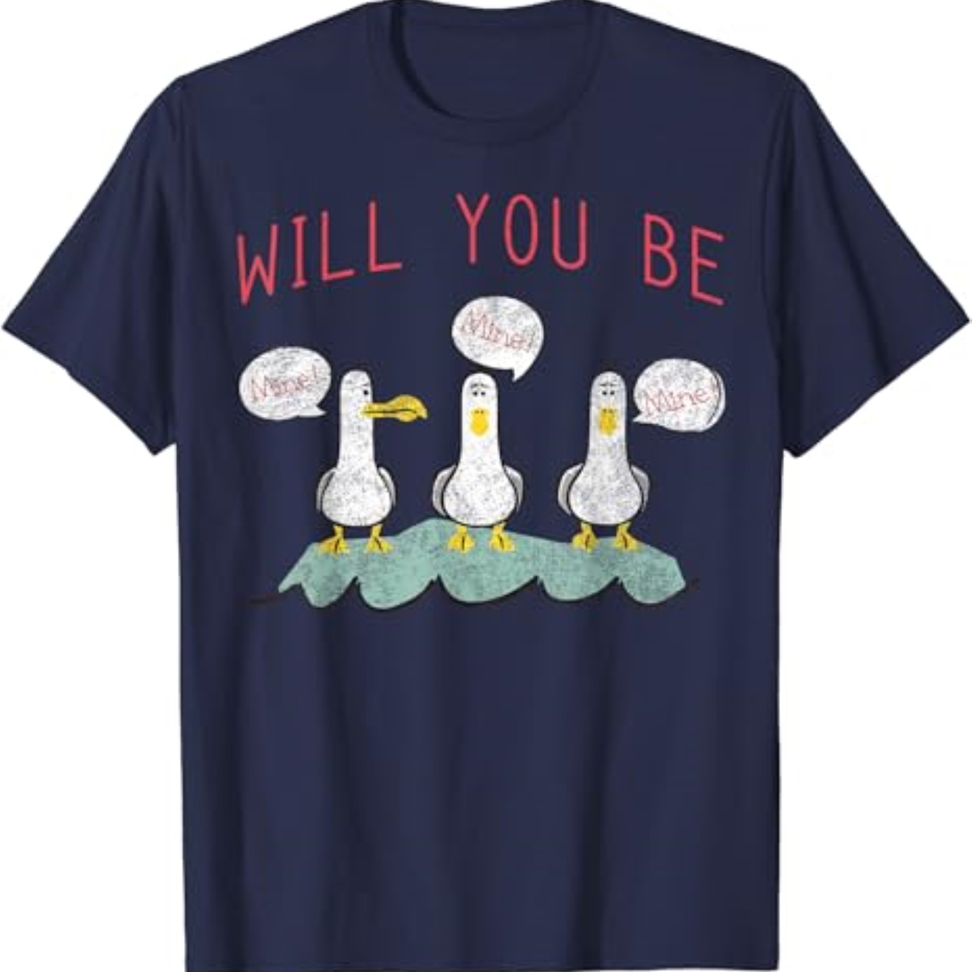 Disney Pixar Finding Nemo Valentine's Day Seagulls Be Mine T - Inspire ...