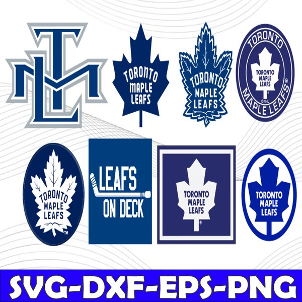 Bundle 8 Files Toronto Maple Leafs Hockey Team Svg, Toronto - Inspire ...