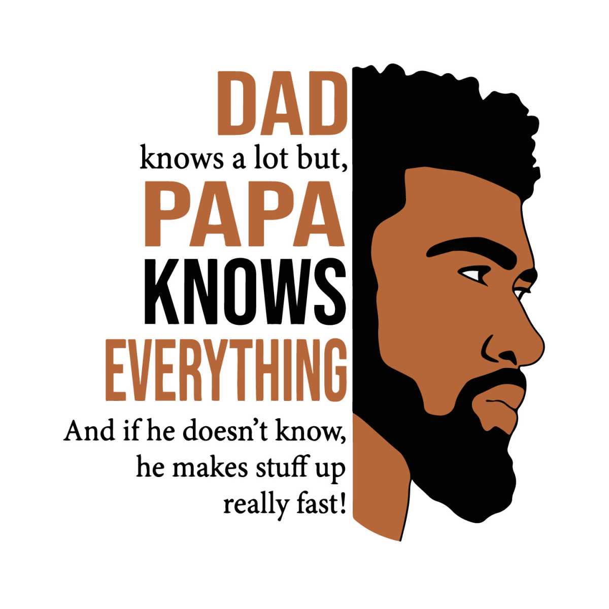 Dad Knows A Lot But Papa Knows Everything Svg, Fathers Day S | Inspire ...