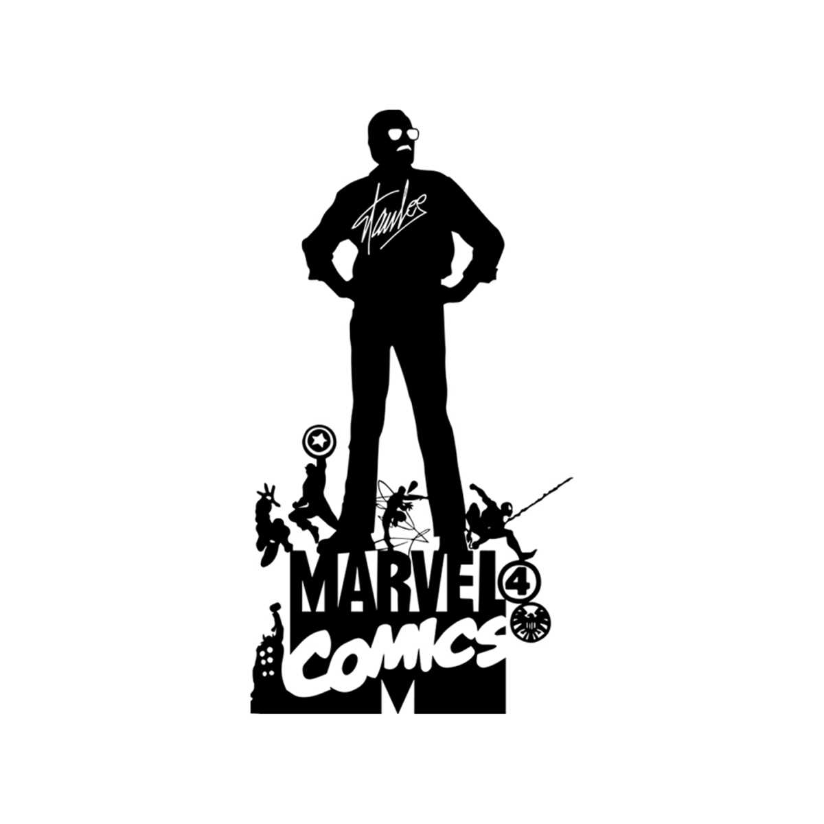 Stan Lee Stanley Martin Lieber Famous Writer TV Show Svg | Inspire Uplift