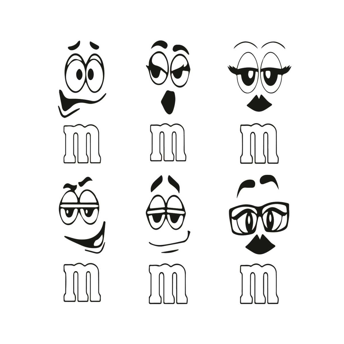 M&M Faces Png, Trending Png, M and M Png, M Face Letter Png, | Inspire ...