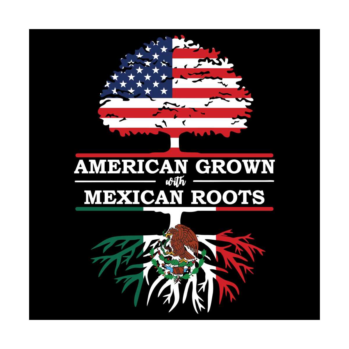 American Grown With Mexican Roots Svg, Trending Svg, America | Inspire ...