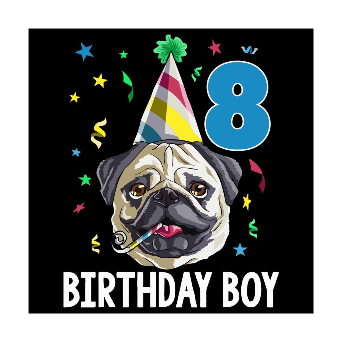 8th Birthday Of Bull Dog Svg, Birthday Svg, Bulldog Svg, 8th - Inspire ...