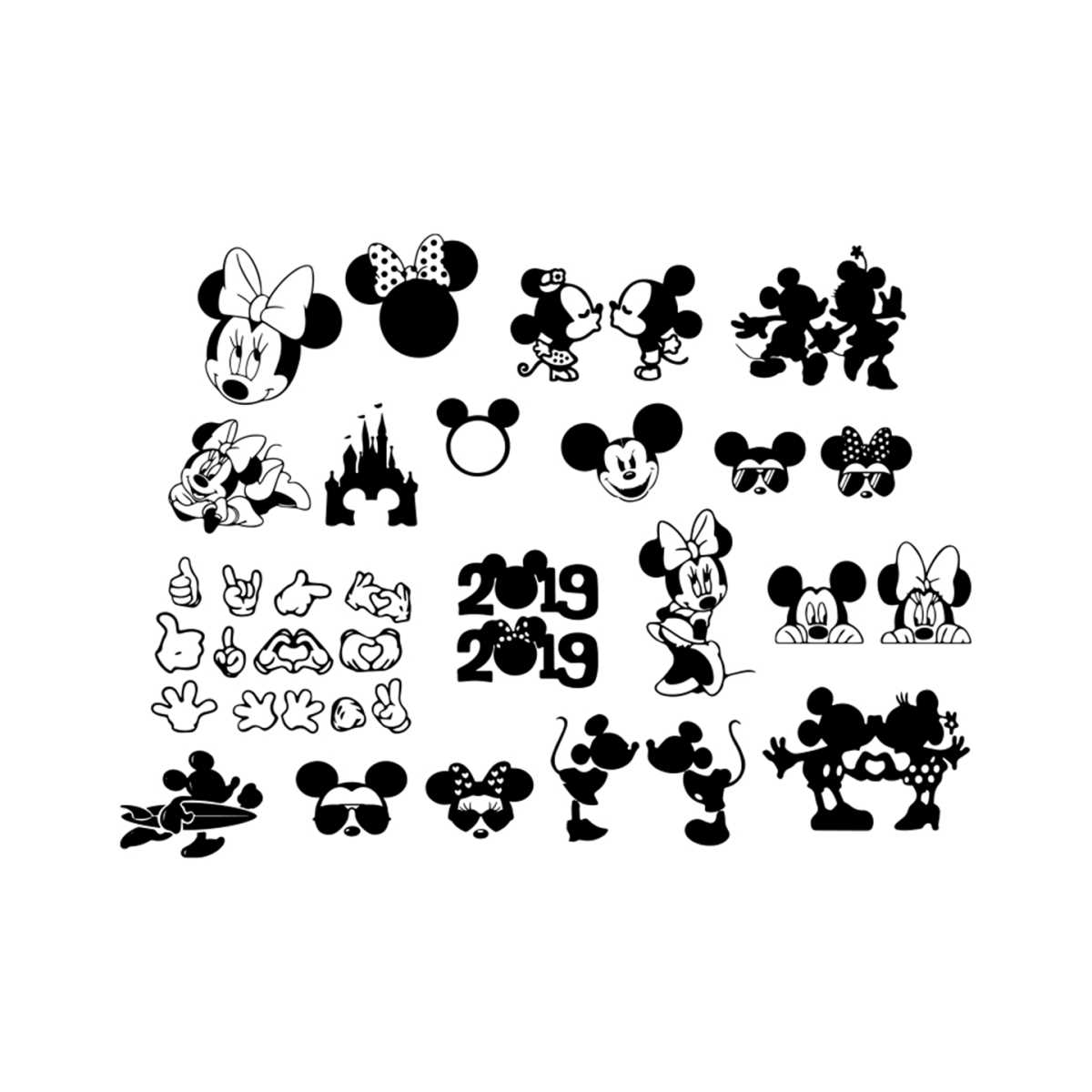 Mickey, mickey mouse, mickey svg, mickey art, mickey print,d - Inspire ...