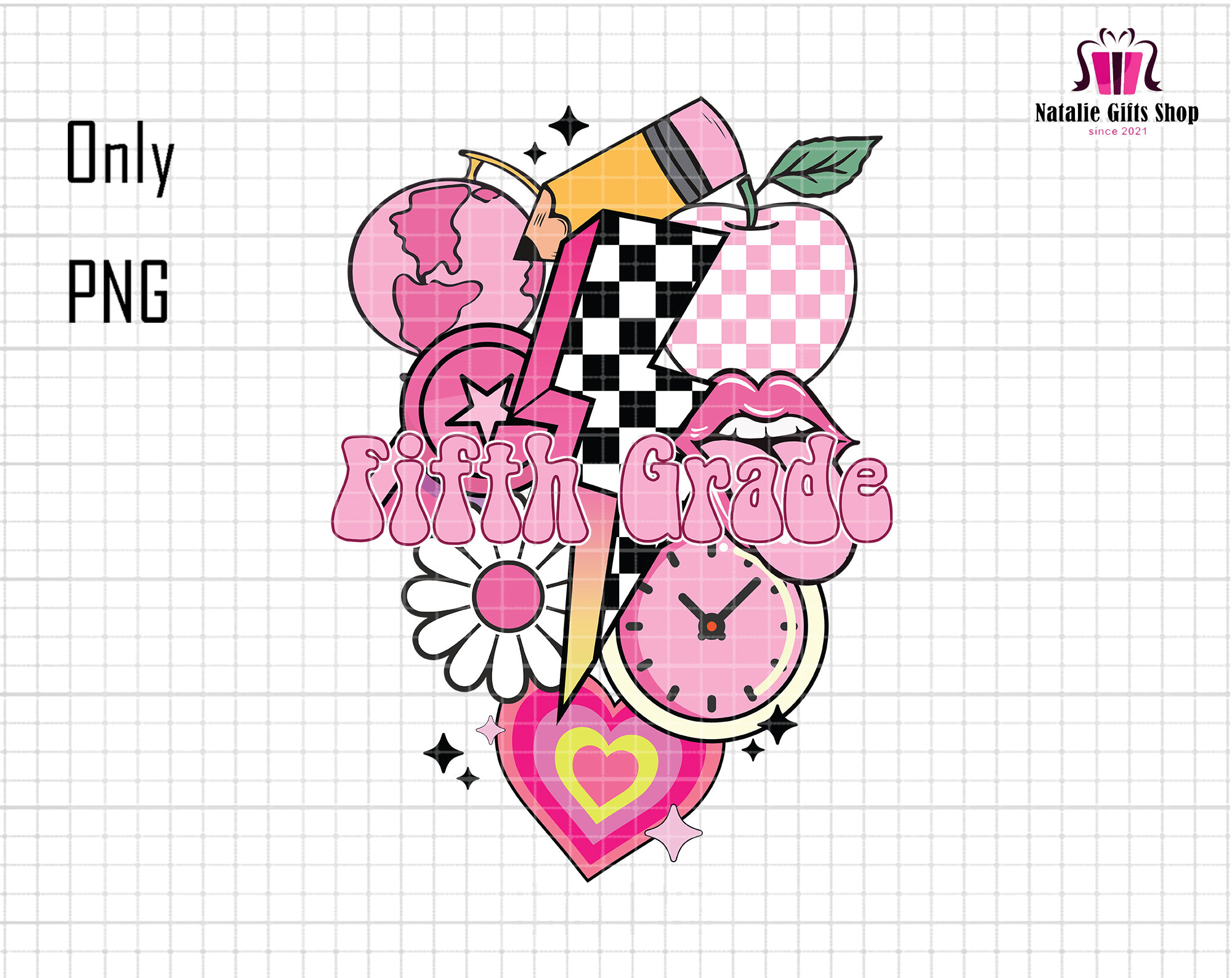 Back to School Png, Fifth Grade Png, Im Ready For Fifth Grad - Inspire ...