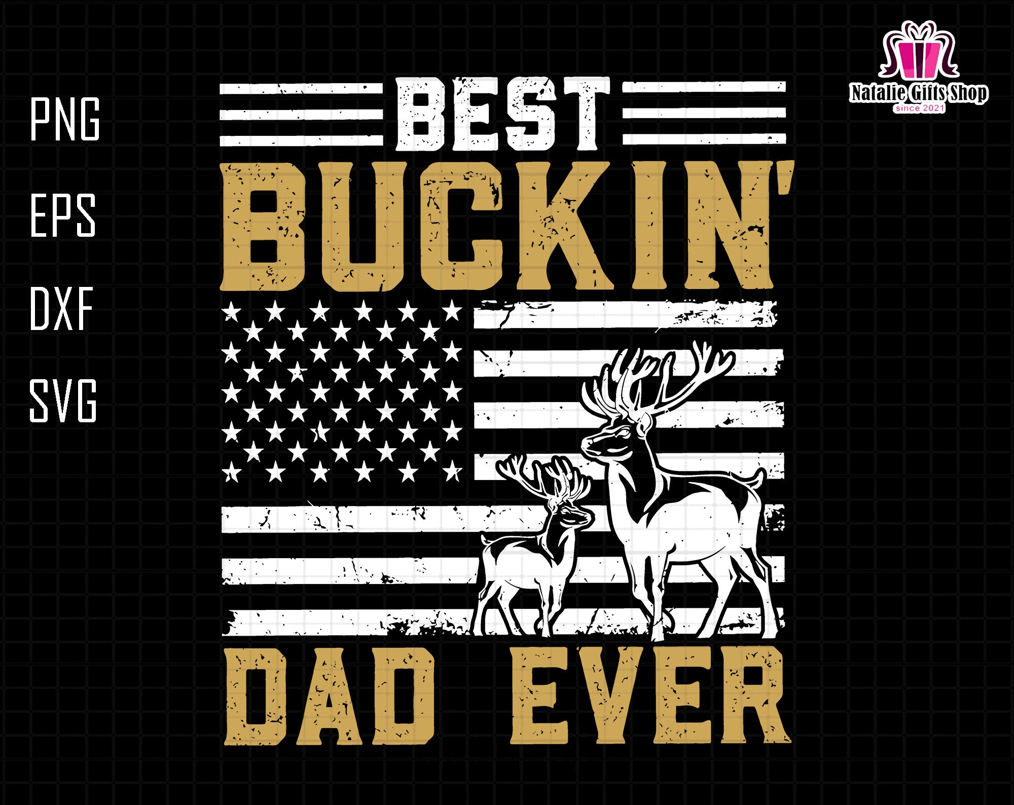 Best Bucking Dad Ever Svg, Bucking Dad Svg, Father Gift Svg, | Inspire ...
