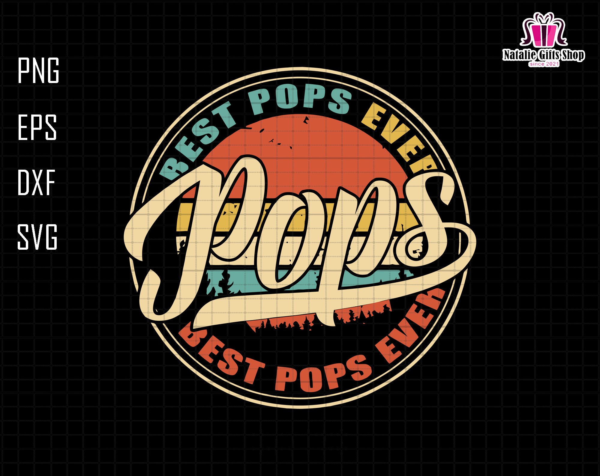 Best Pops Ever Svg, Best Papa Svg, Grandpa Svg, Pops Svg, Fa - Inspire ...