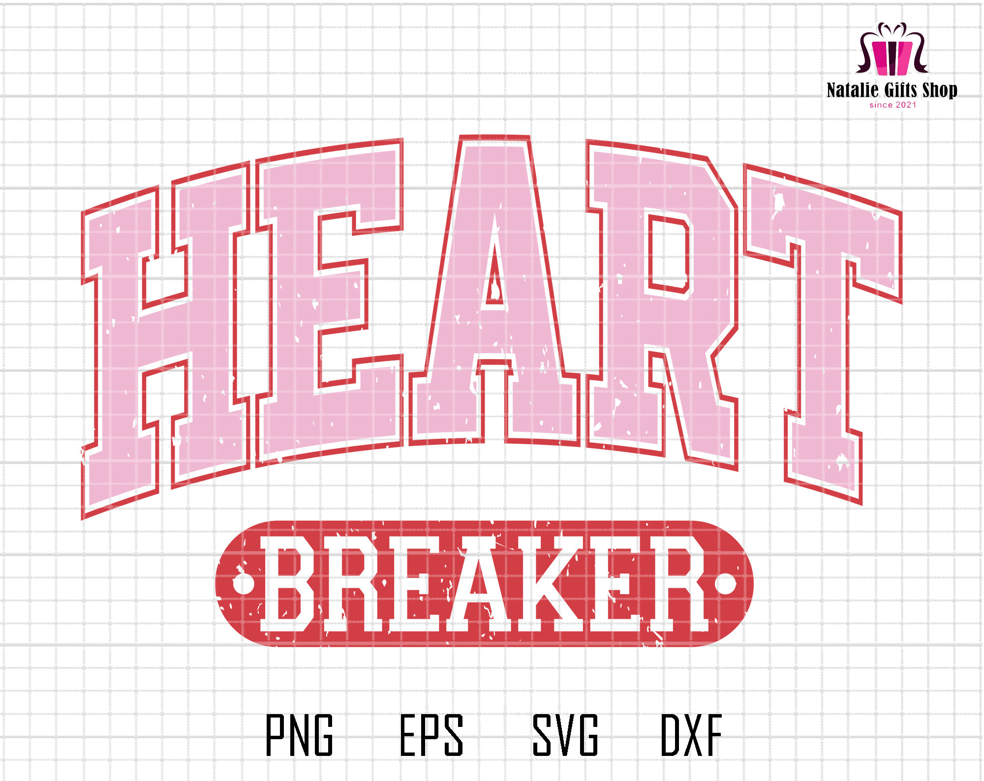 Heart Breaker Svg, Retro Valentine Svg, Broken Heart Svg, He | Inspire ...