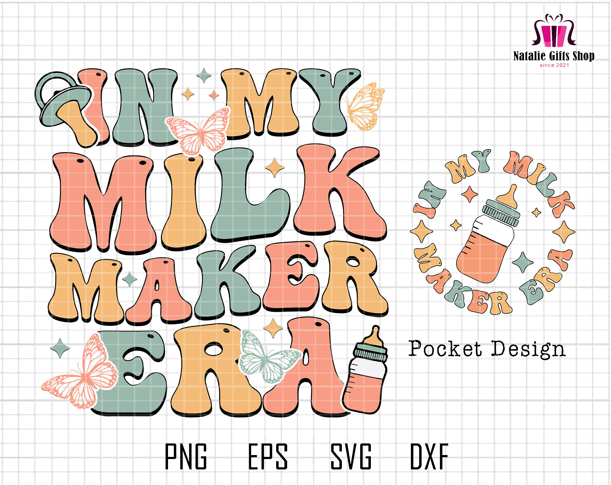 In My Milk Maker Era Svg, Breastfeeding Svg, New Mom Svg, Br | Inspire ...
