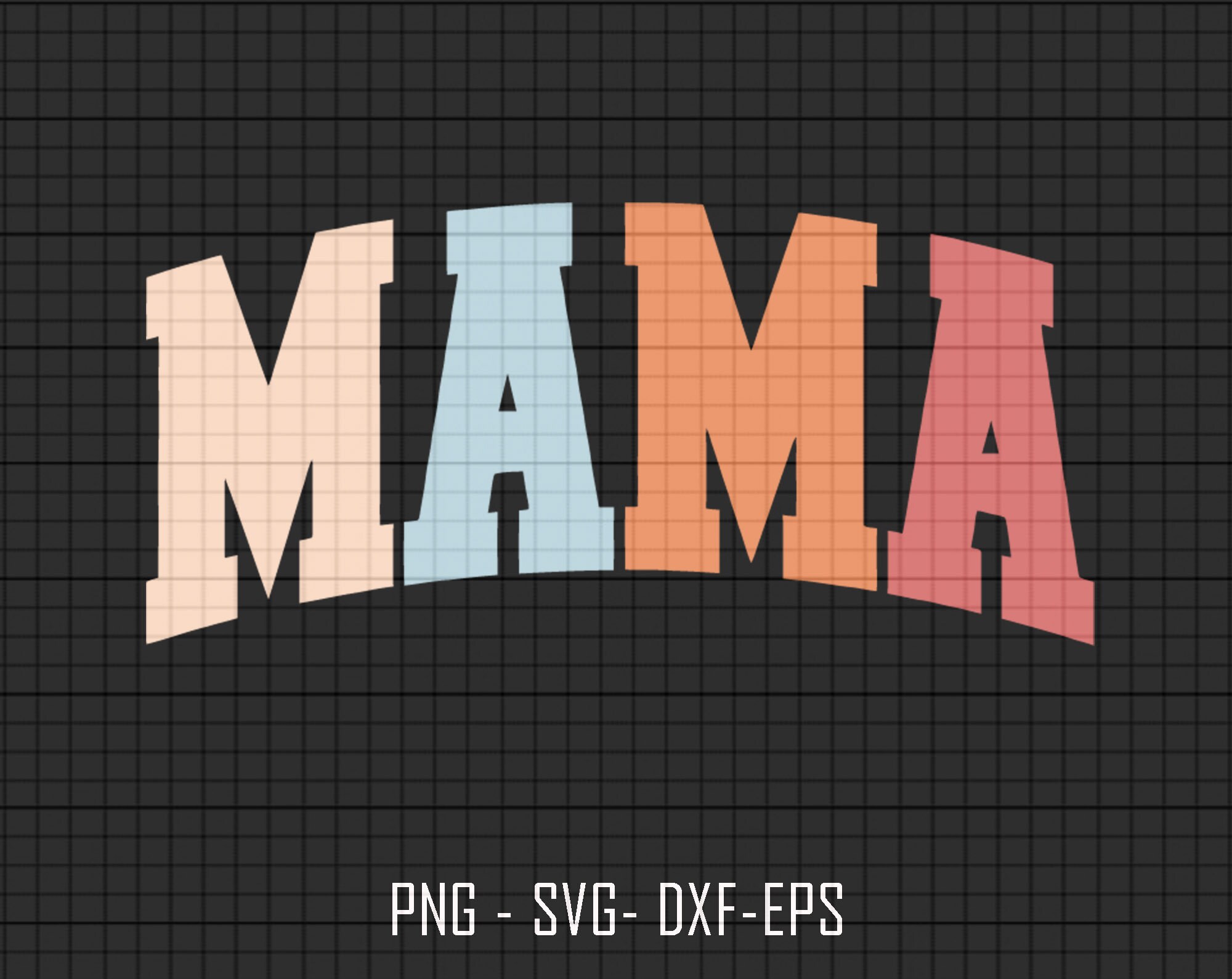 Mama Svg, Mama Varsity Svg, Silhouette Svg, Mom Svg, Mama Va - Inspire ...