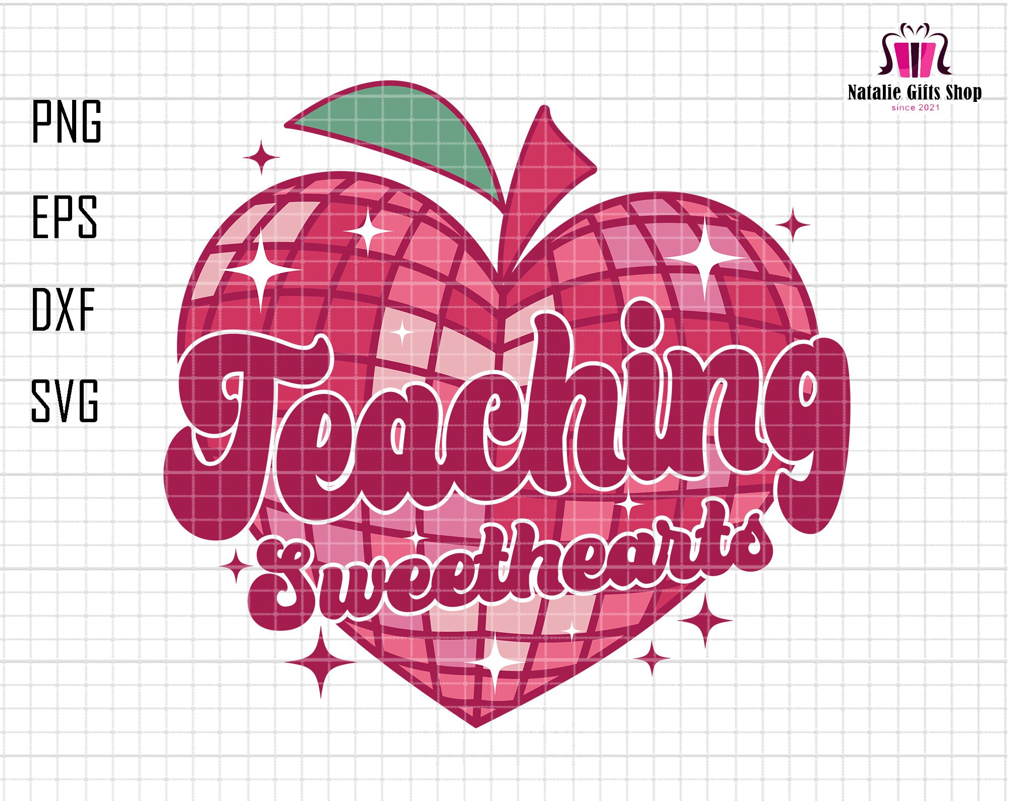 Teaching Sweetheart Svg, Valentine Day Svg, Teacher Valentin - Inspire ...
