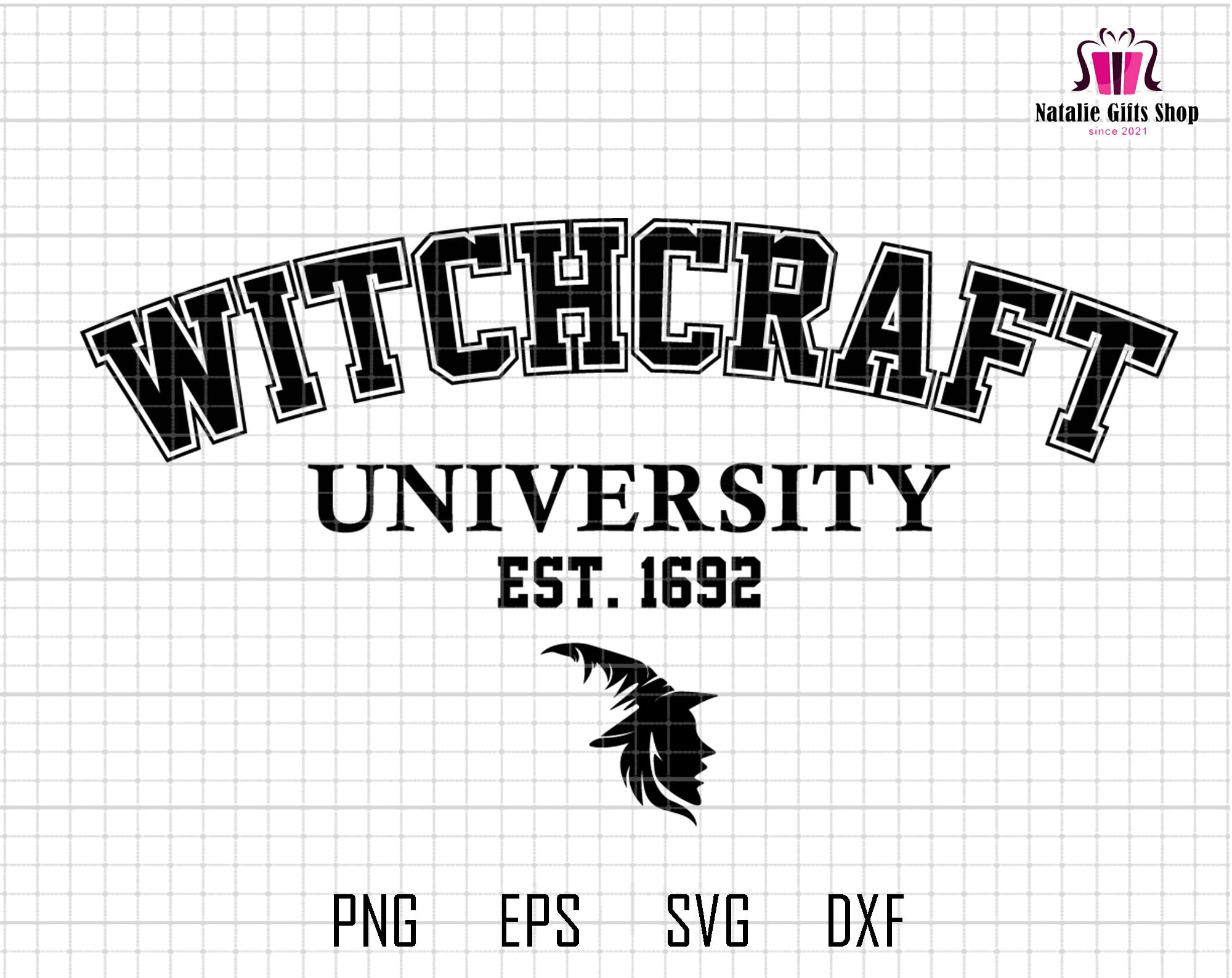 Witch Svg file, Witchy Quotes Svg, Halloween Varsity Svg, Wi | Inspire ...
