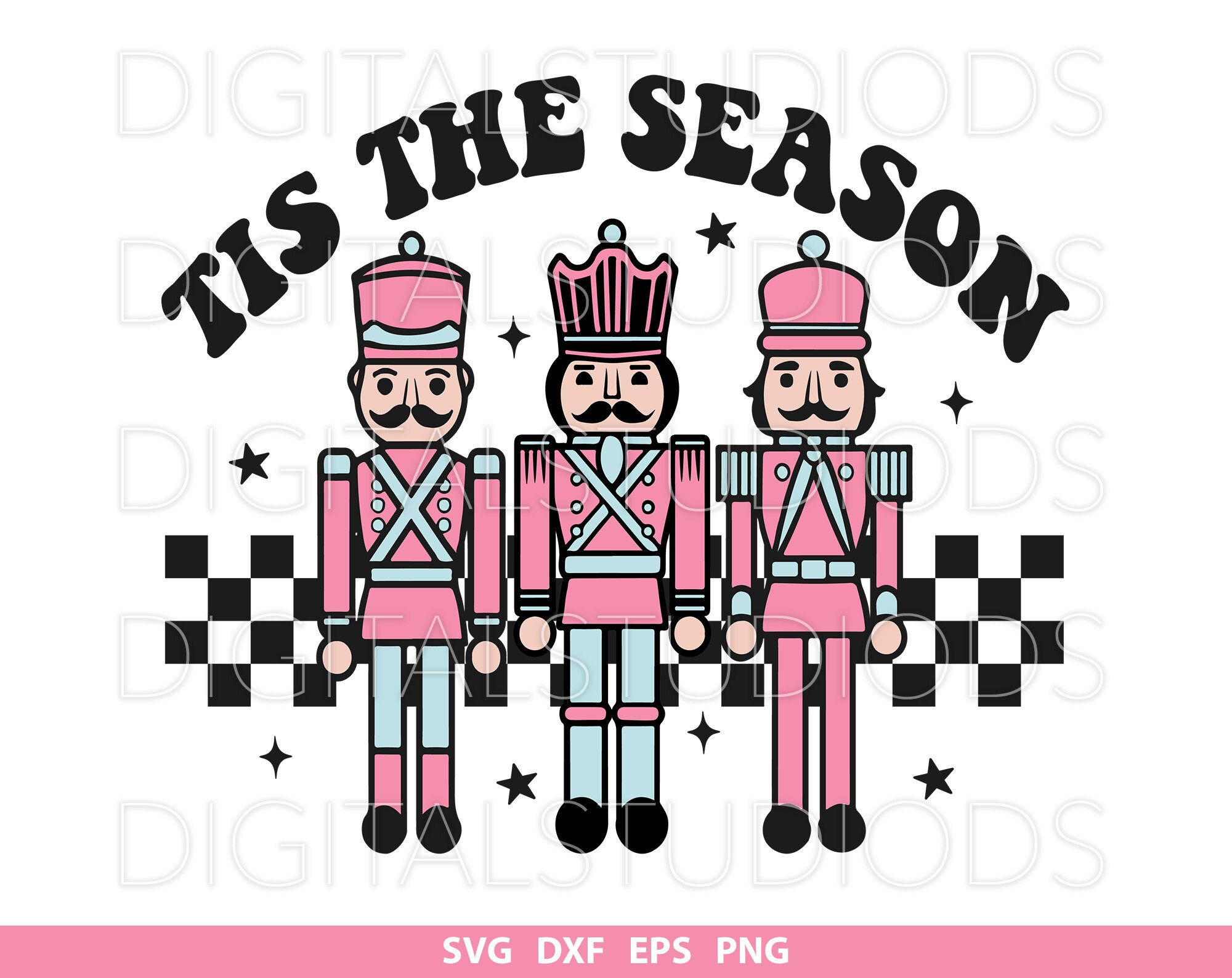 Nutcrackers SVG, Tis The Season Nutcrackers png, Christmas N | Inspire ...