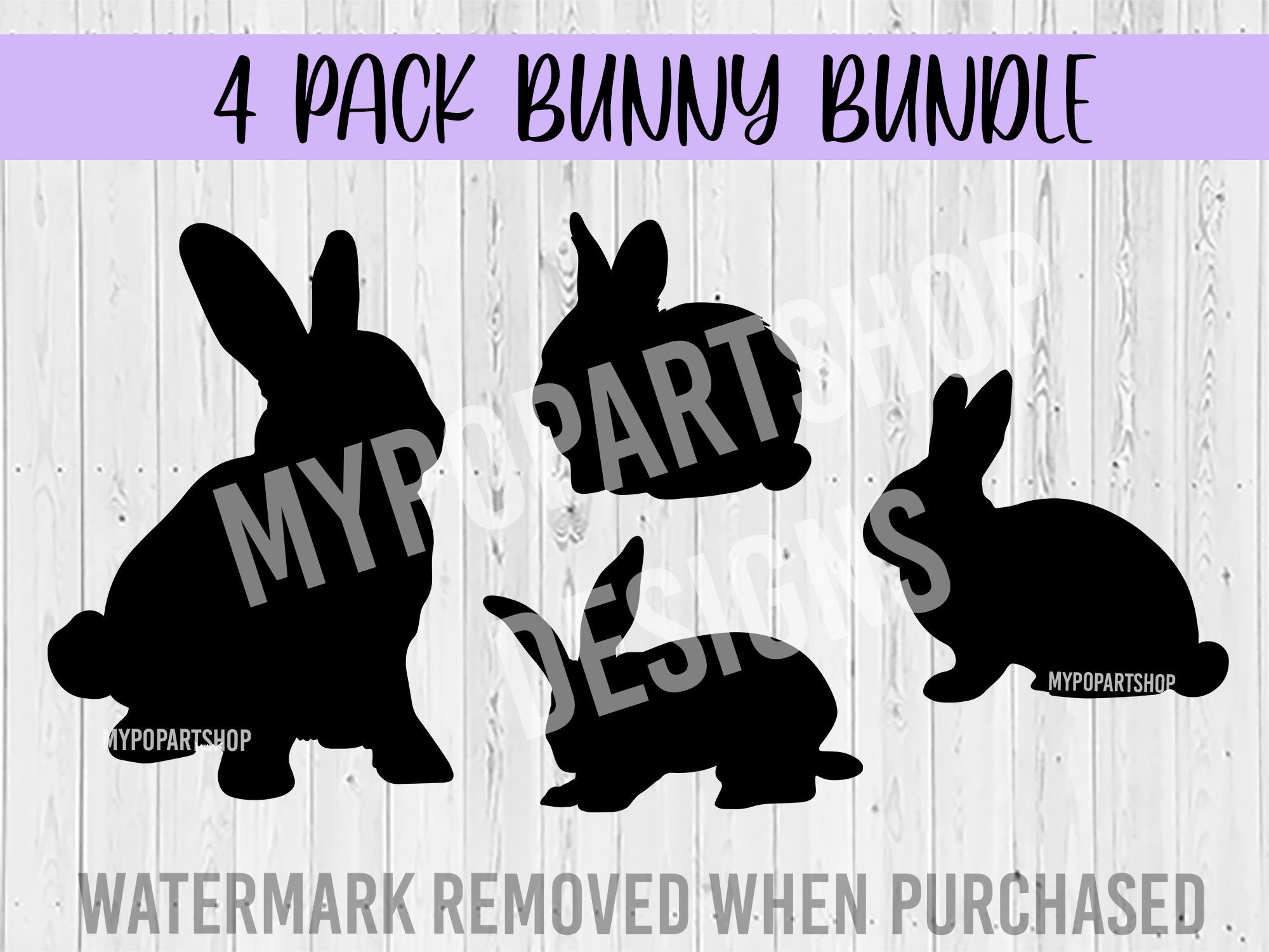 Bunny SVG Bundle, Bunny Svg, Bunny Silhouette svg, Bunny Sil | Inspire ...