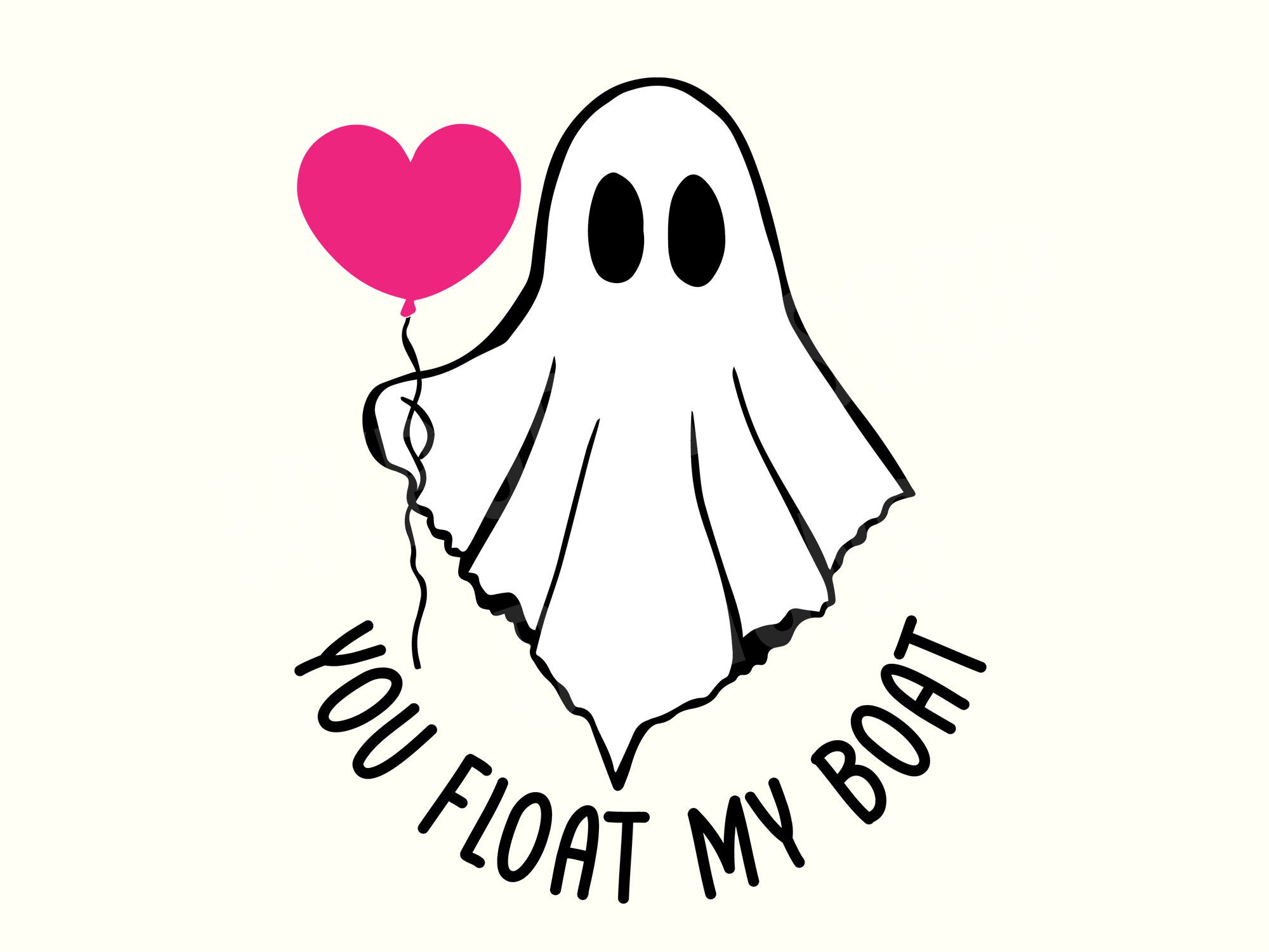 You Float my Boat Png, Valentines Ghost Svg, Valentines Day | Inspire ...