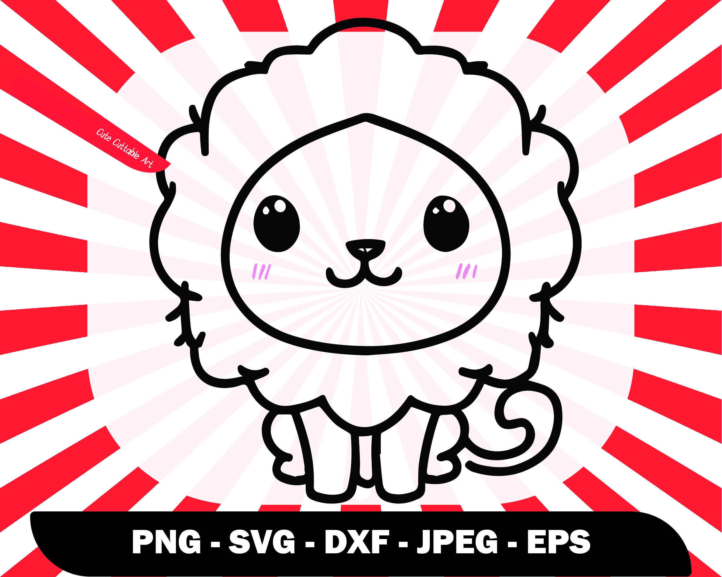 Cute Lion Svg, Minimalist Baby Lion Svg, Lion Clipart, Baby | Inspire ...